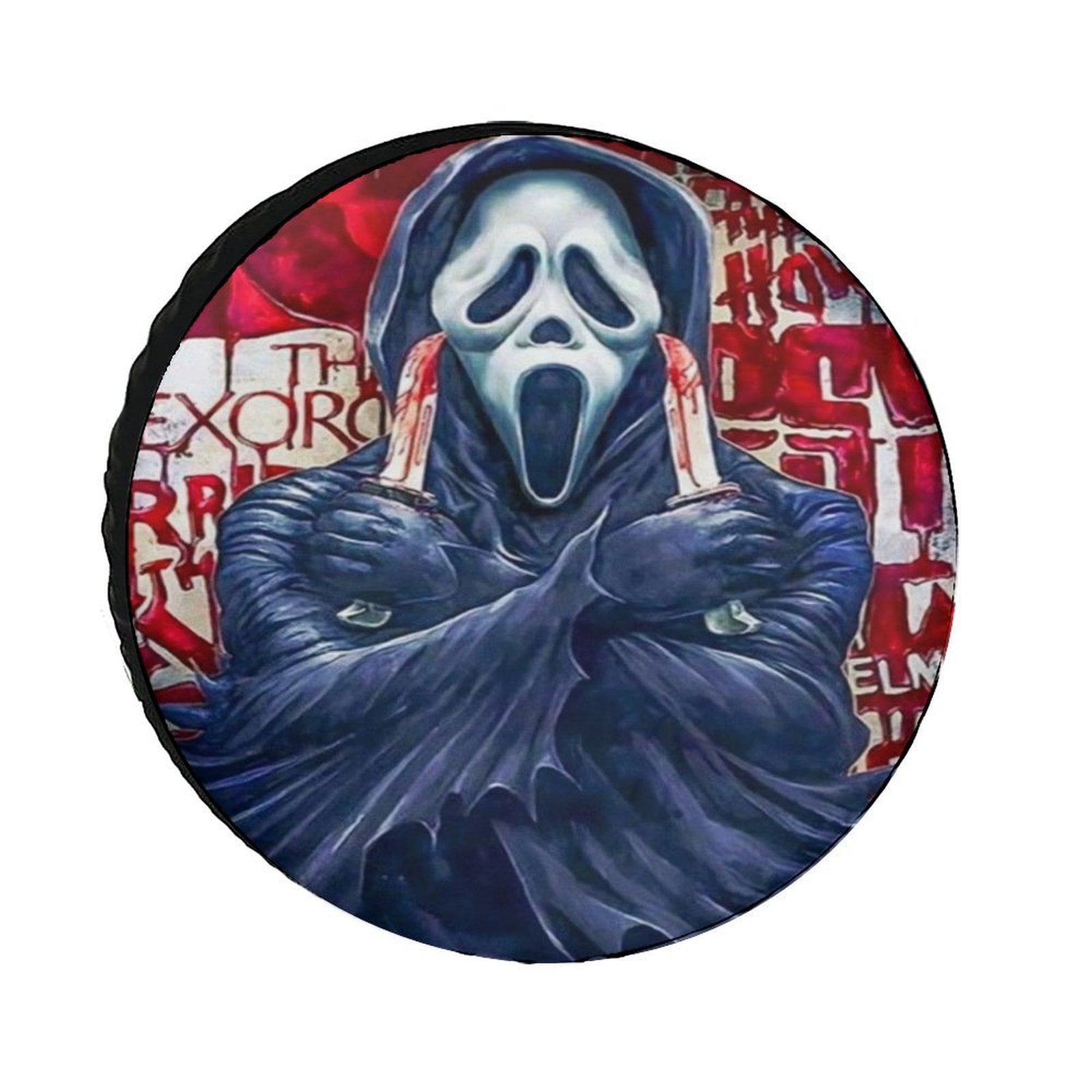 Ghostface Tire Cover Oxford Cloth Universal Spare Wheel Protectors ...