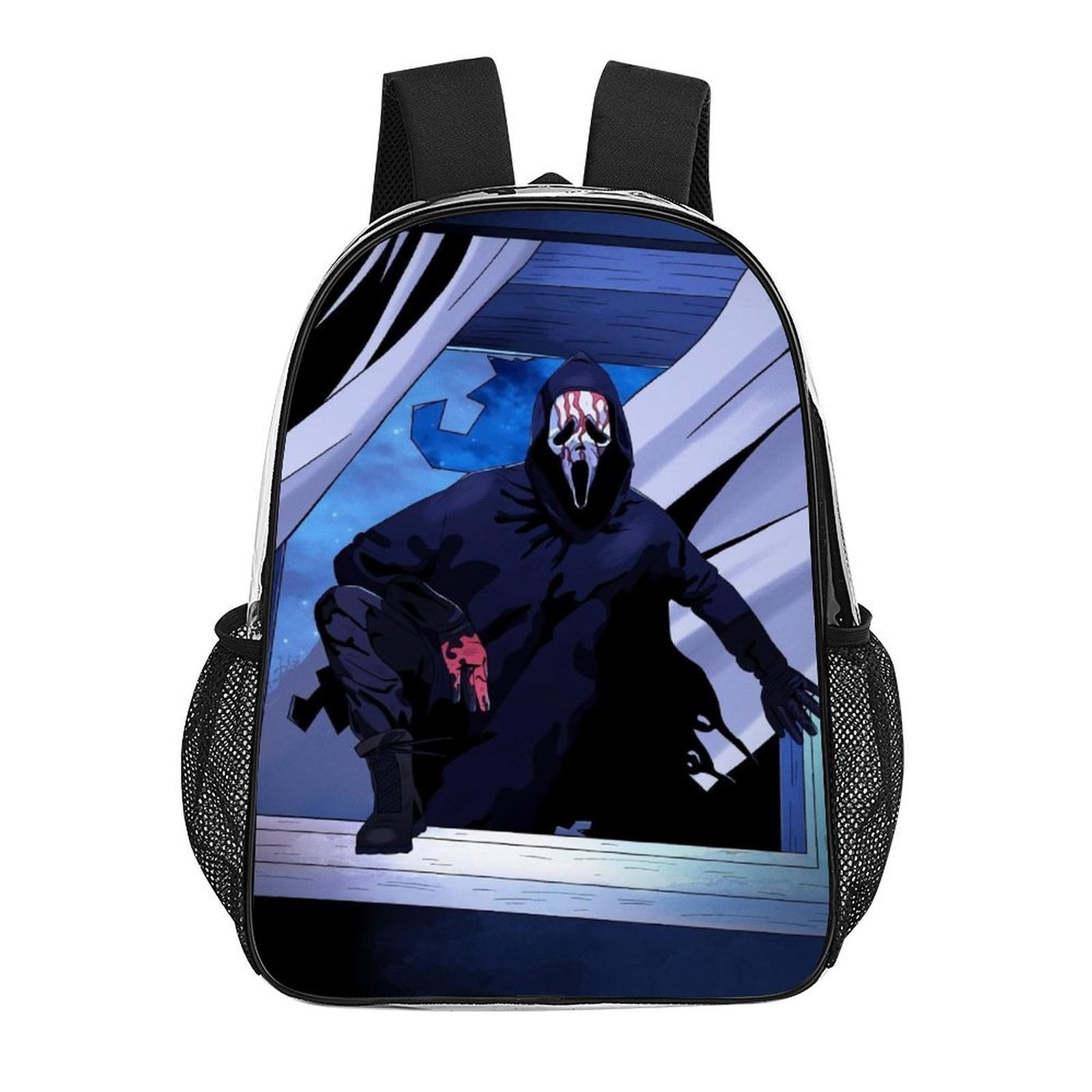 Ghostface Transparent Bag 17 inch Heavy Duty PVC Clear Backpacks Large ...