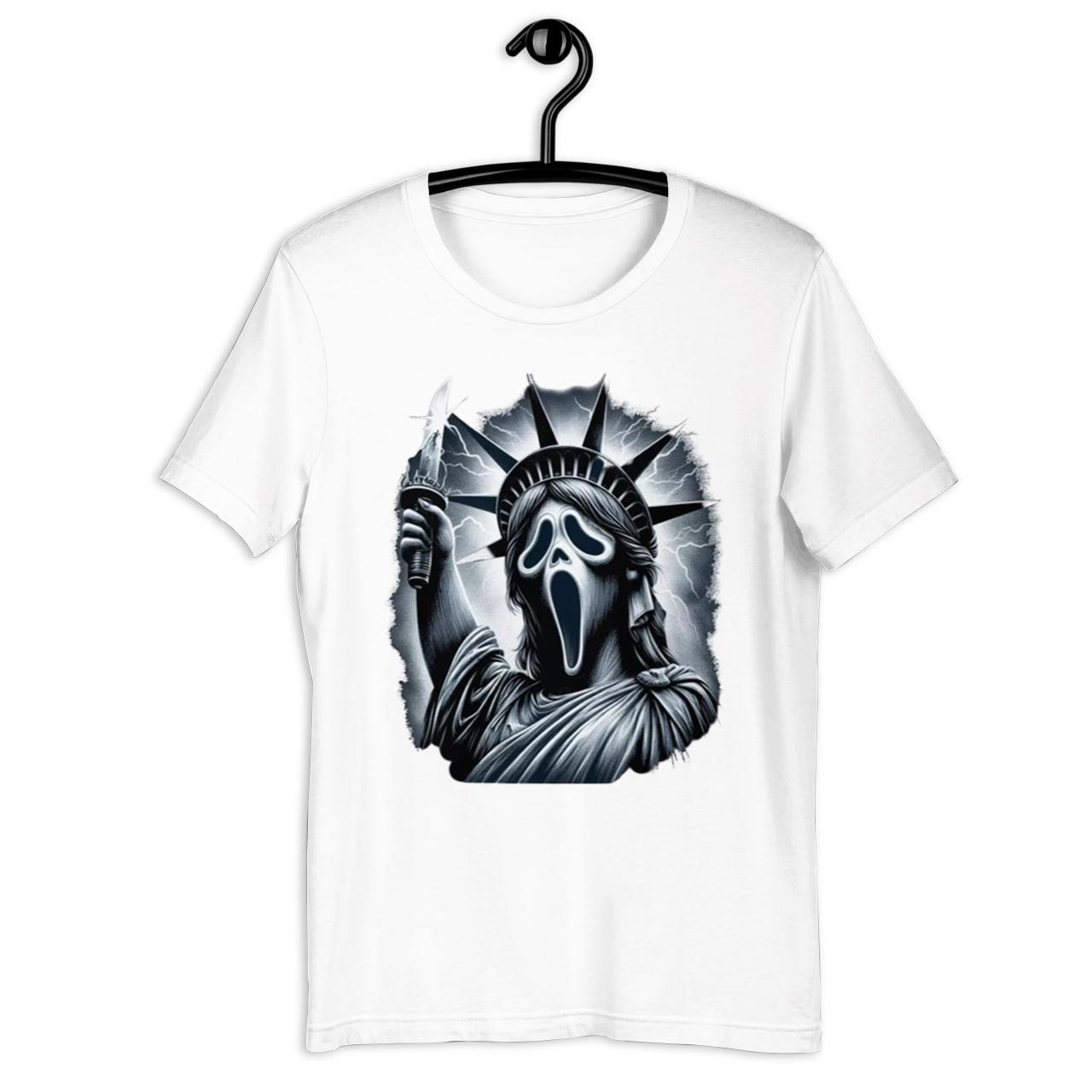 Ghostface Unveils Fear The Scream of Liberty T-Shirt! - Walmart.com