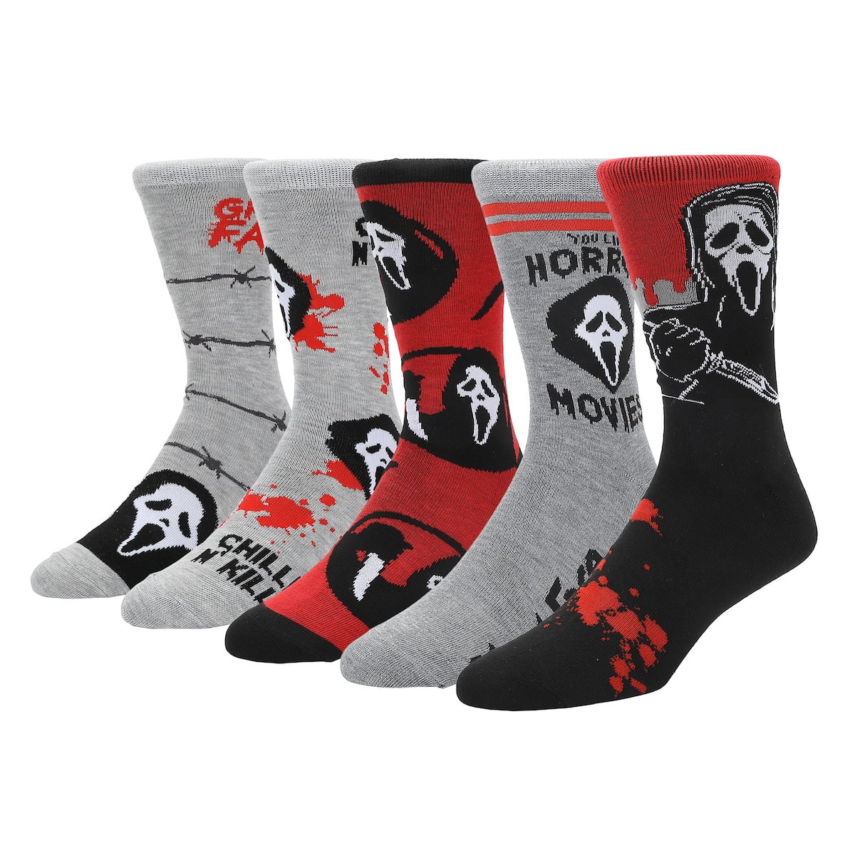 Ghostface You Like Horror Movies? Character Art And Icons Men's 5-Pack ...