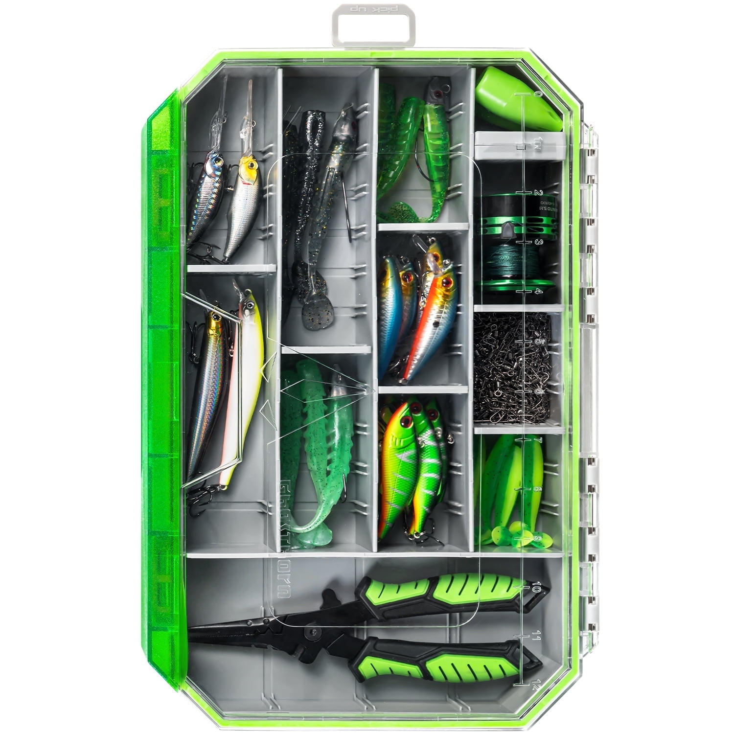 Ghosthor Plastic Fishing Tackle Box Organizer,Waterproof 3600 and 3700 ...