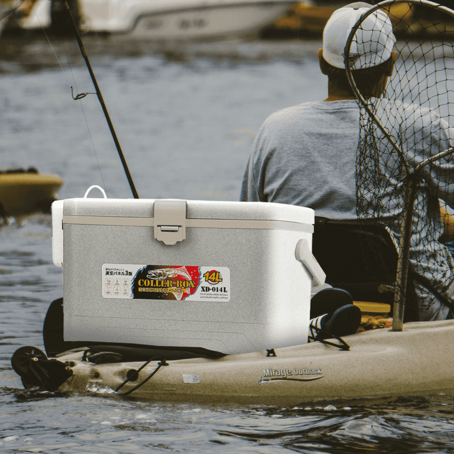 Ghosthorn Convenient Outdoor Fishing Portable Box with Built-in 4000mAh ...