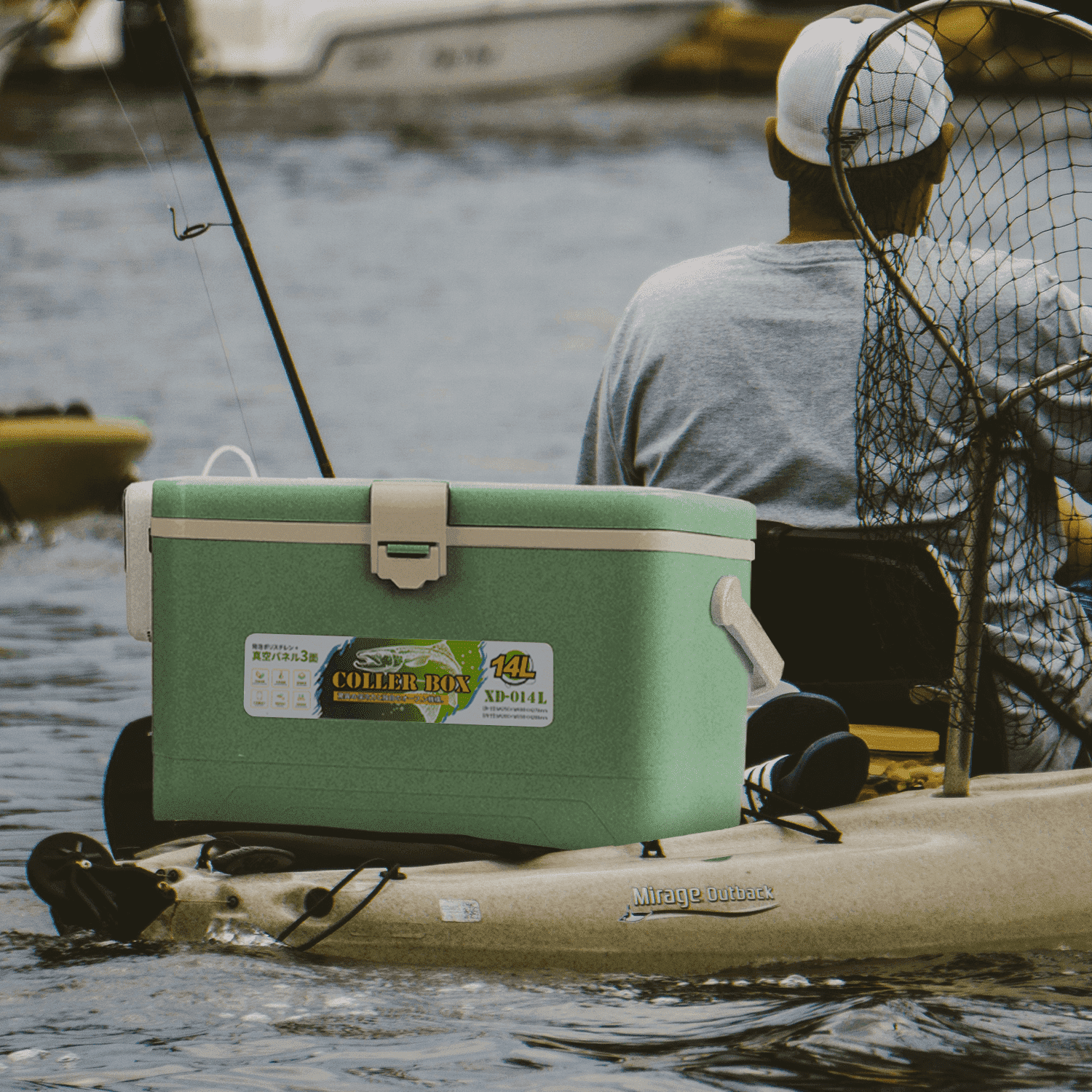 Ghosthorn Convenient Outdoor Fishing Portable Box with Built-in 4000mAh ...