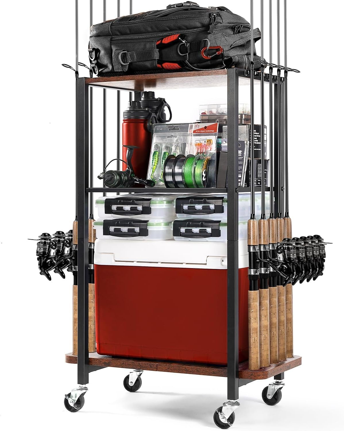 Ghosthorn Fishing Rod Holders for Garage, Fishing Gear and equipment ...