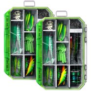 Wakeman Plastic 4-Drawer Tackle Box Organizer for Fishing and Crafts ...
