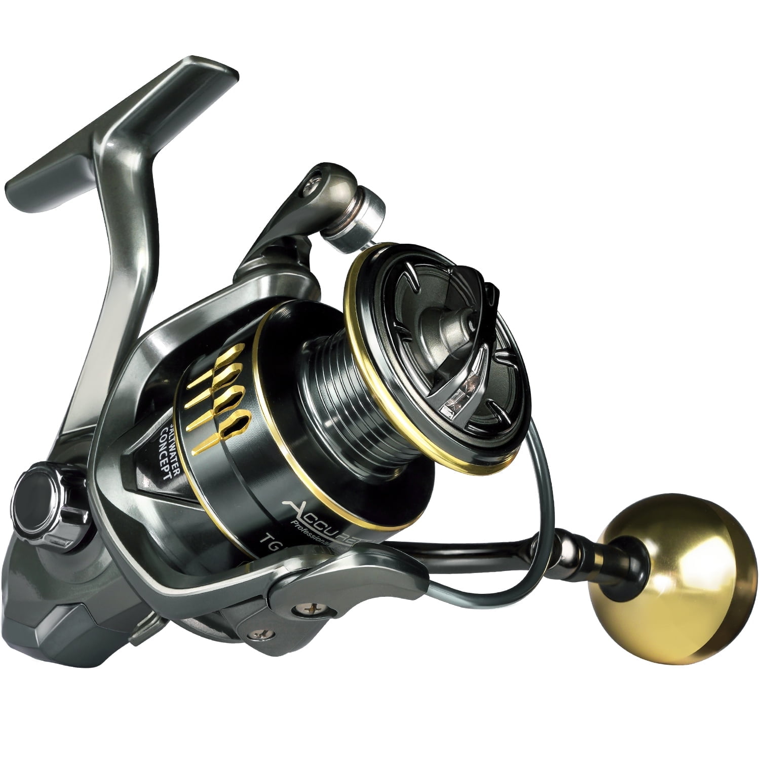 Ghosthorn Spinning Fishing Reel 13+1 Stainless BB CNC Aluminum Spool ...