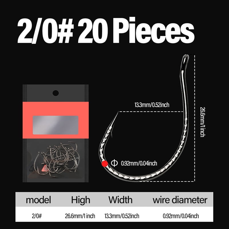 Ghosthorn Upgrade anti-tangle fishing hook set. With tensile strength ...