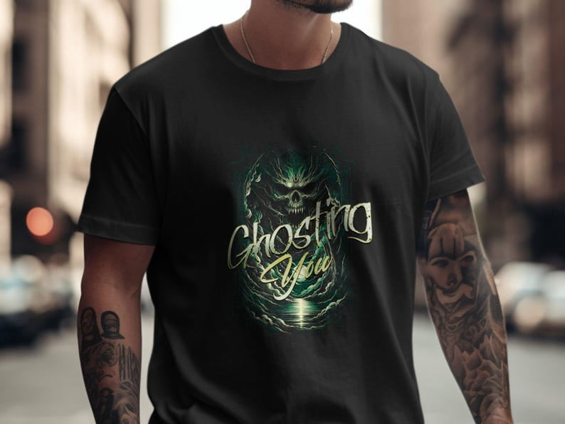 Ghosting You Printable Streetwear Tshirt Design, - Walmart.com
