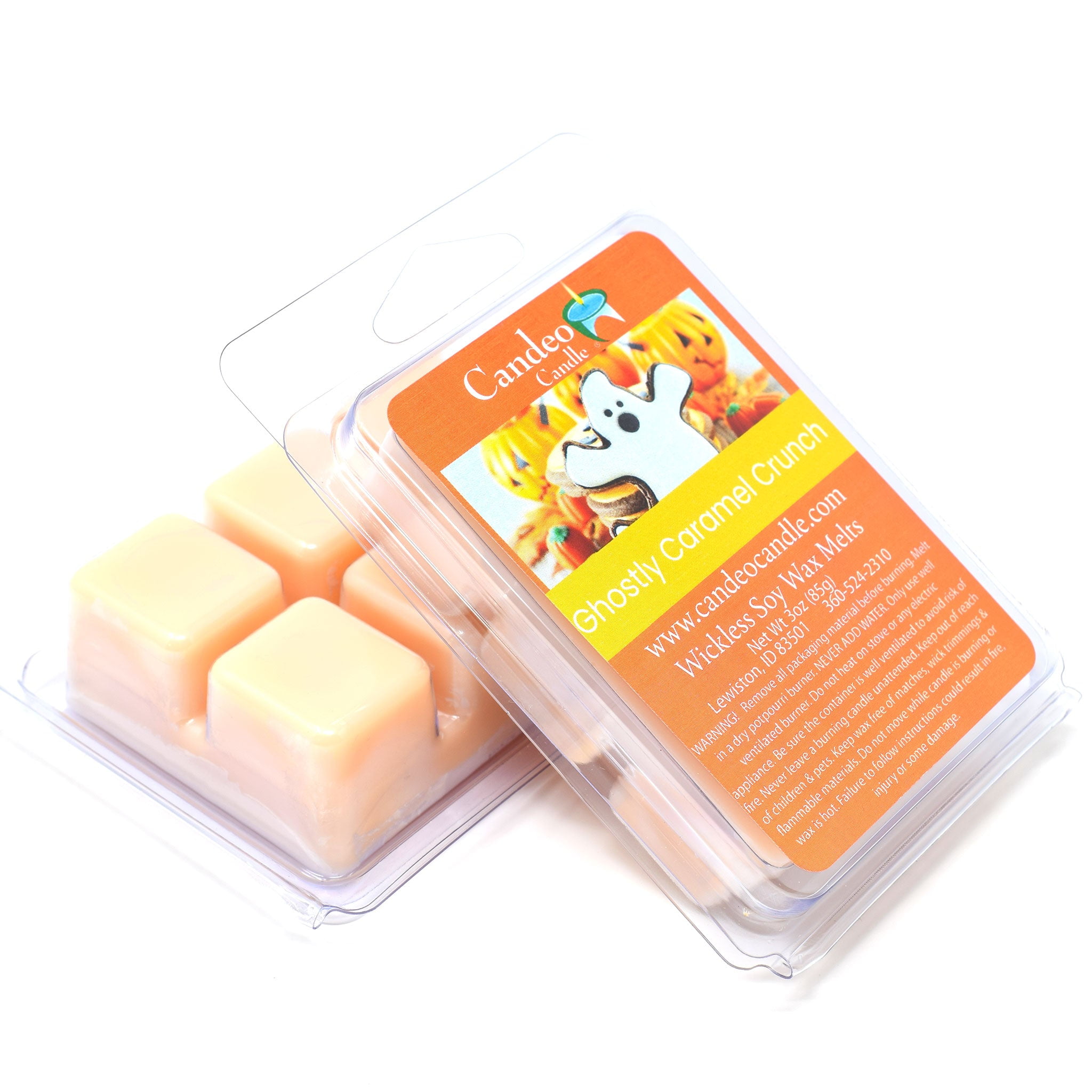 Ghostly Caramel Crunch, Soy Melt Cubes, 2-Pack - Walmart.com