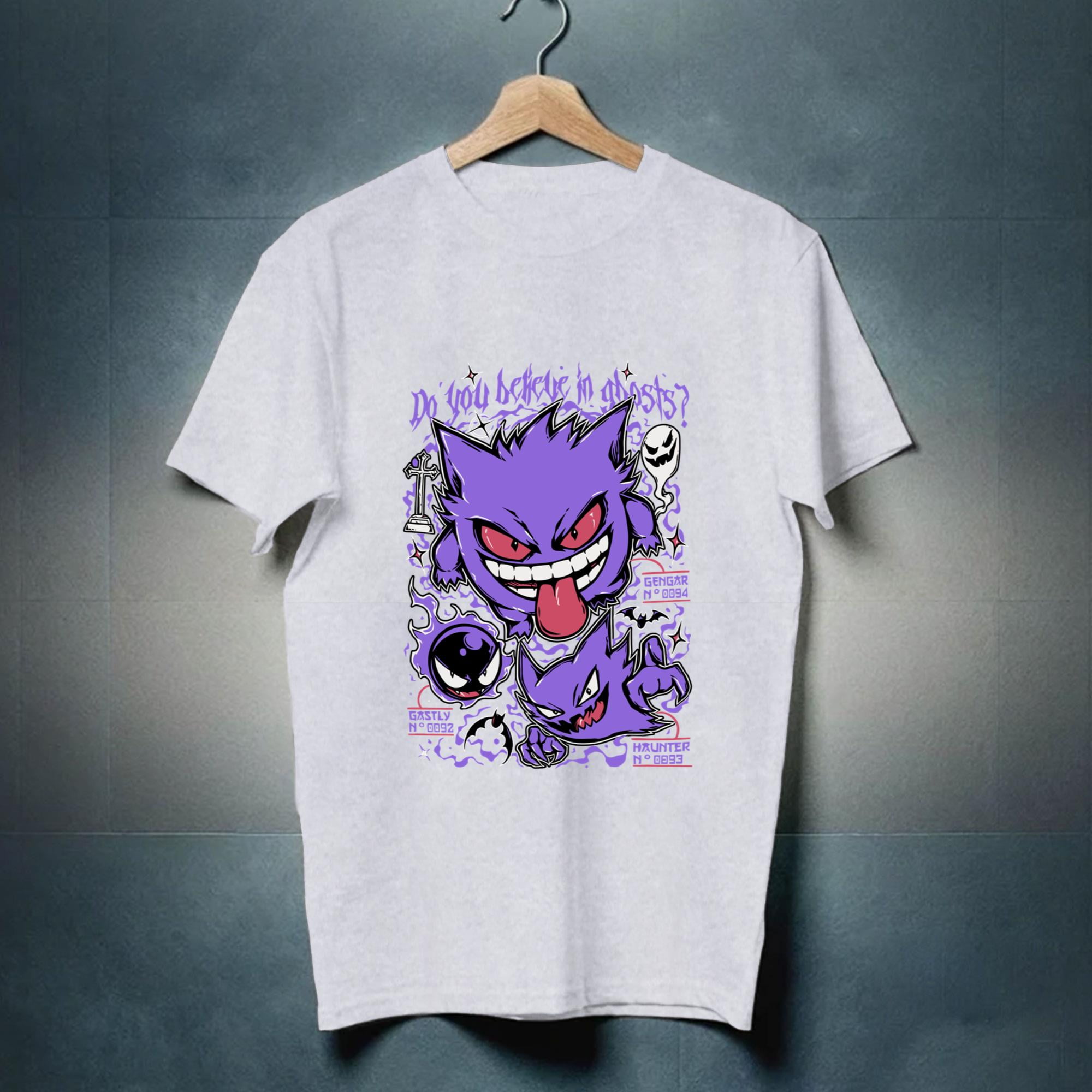 Ghostly Creature Silhouette Shirt, Paranormal Spirit Design, Gamer ...