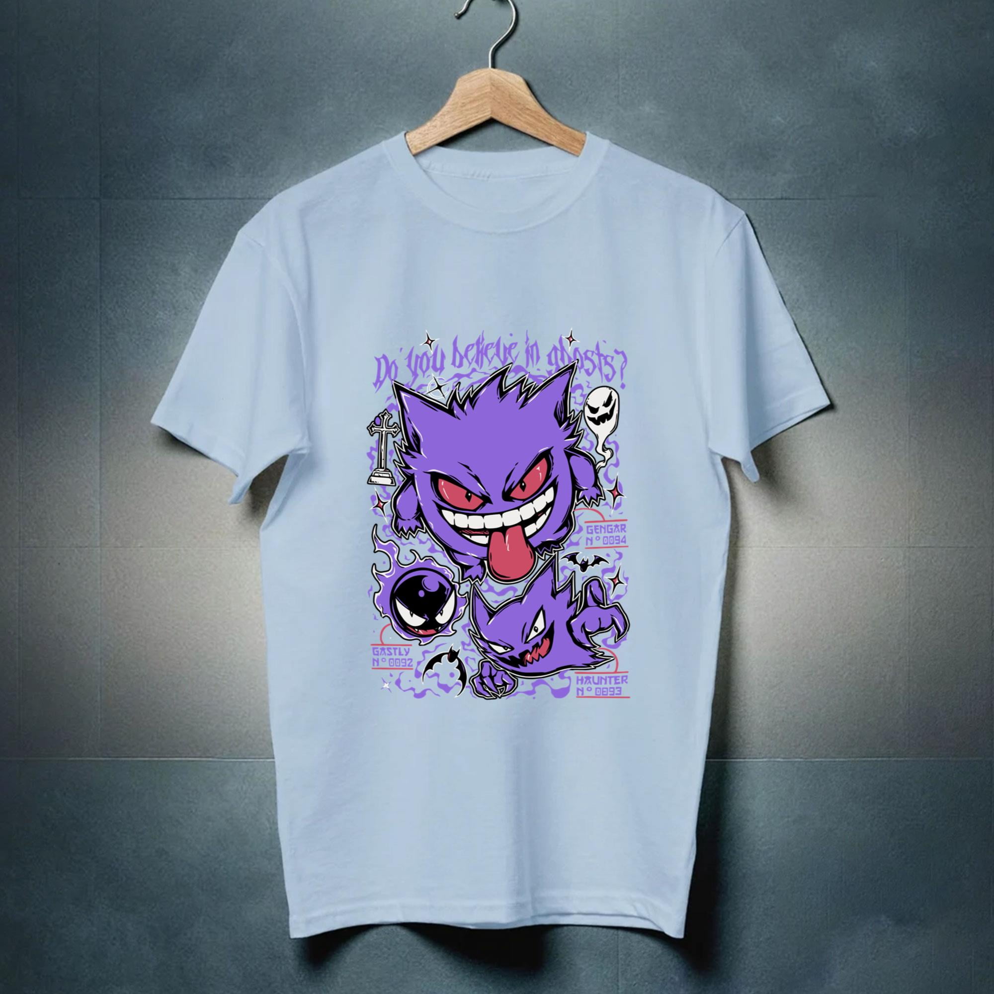 Ghostly Creature Silhouette Shirt, Paranormal Spirit Design, Gamer ...