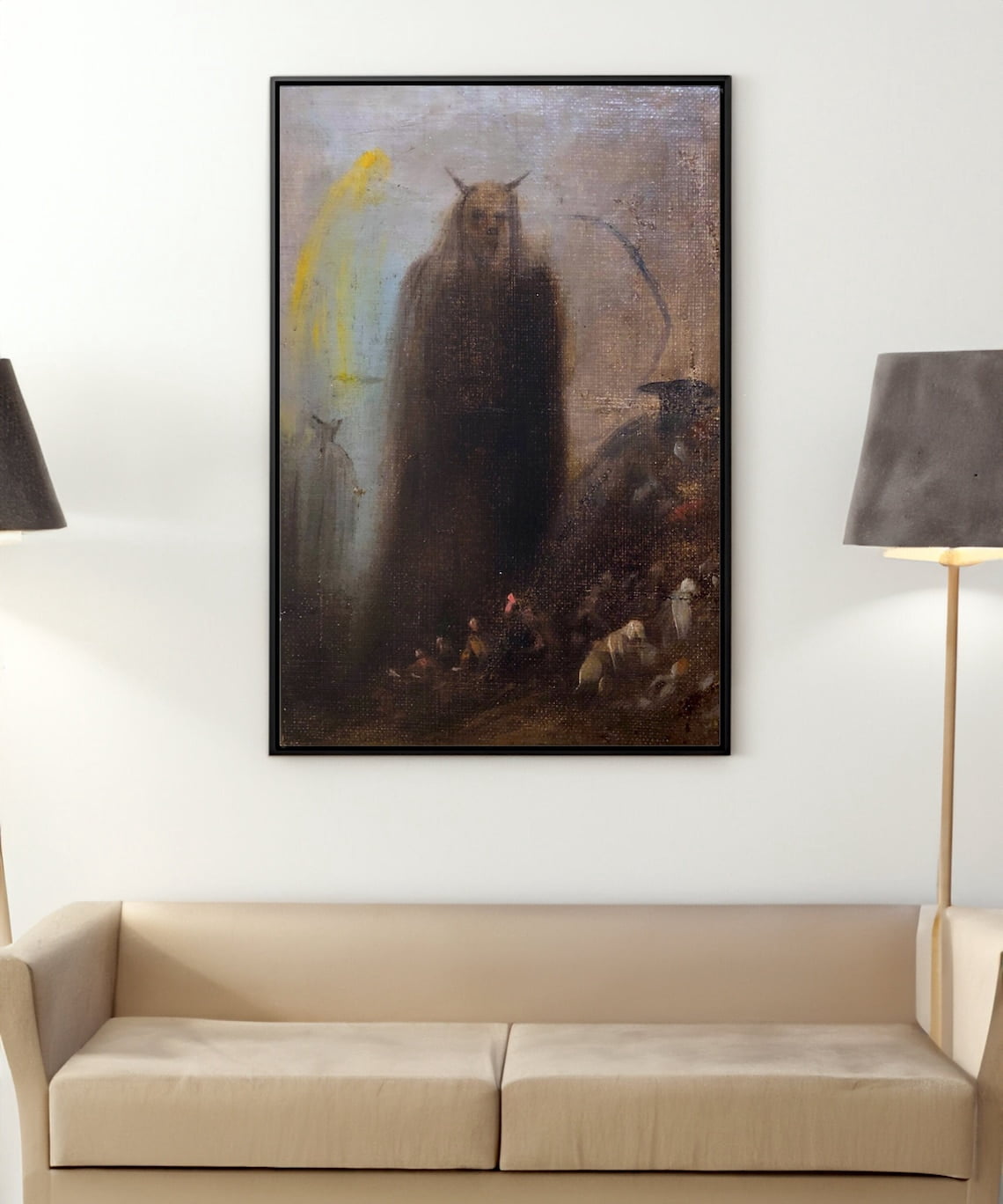 Ghostly Vision by Francisco de Goya Poster Art Reproduction Goya Art ...