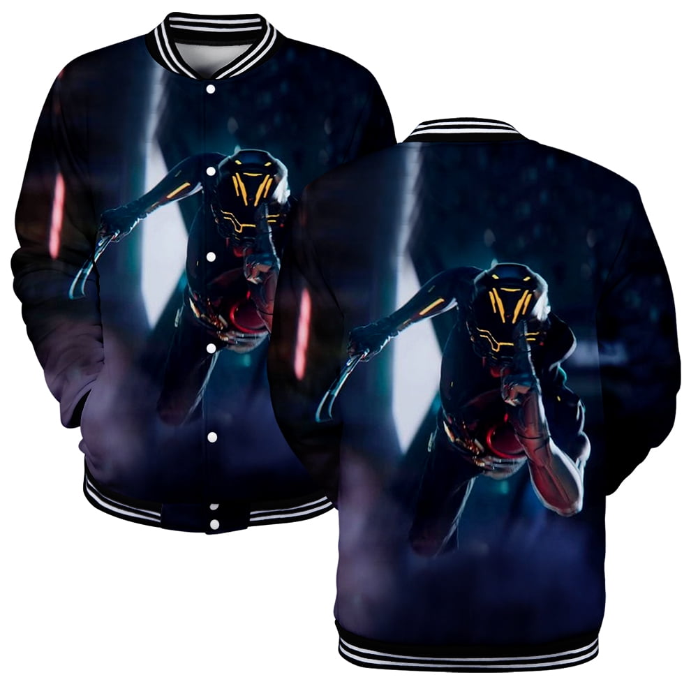 Ghostrunner 2 Game Merch Button Jacket Baseball Bomber Jacket Kawaii ...