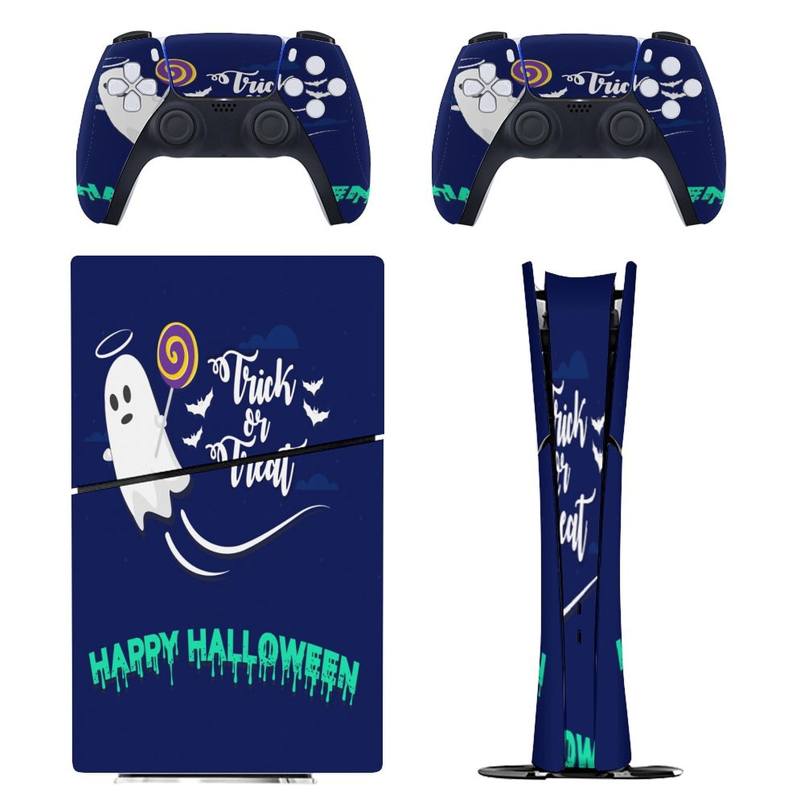 Ghosts, Cute PS5/PS5 Slim Digital Disc Skin Sticker For Console And ...