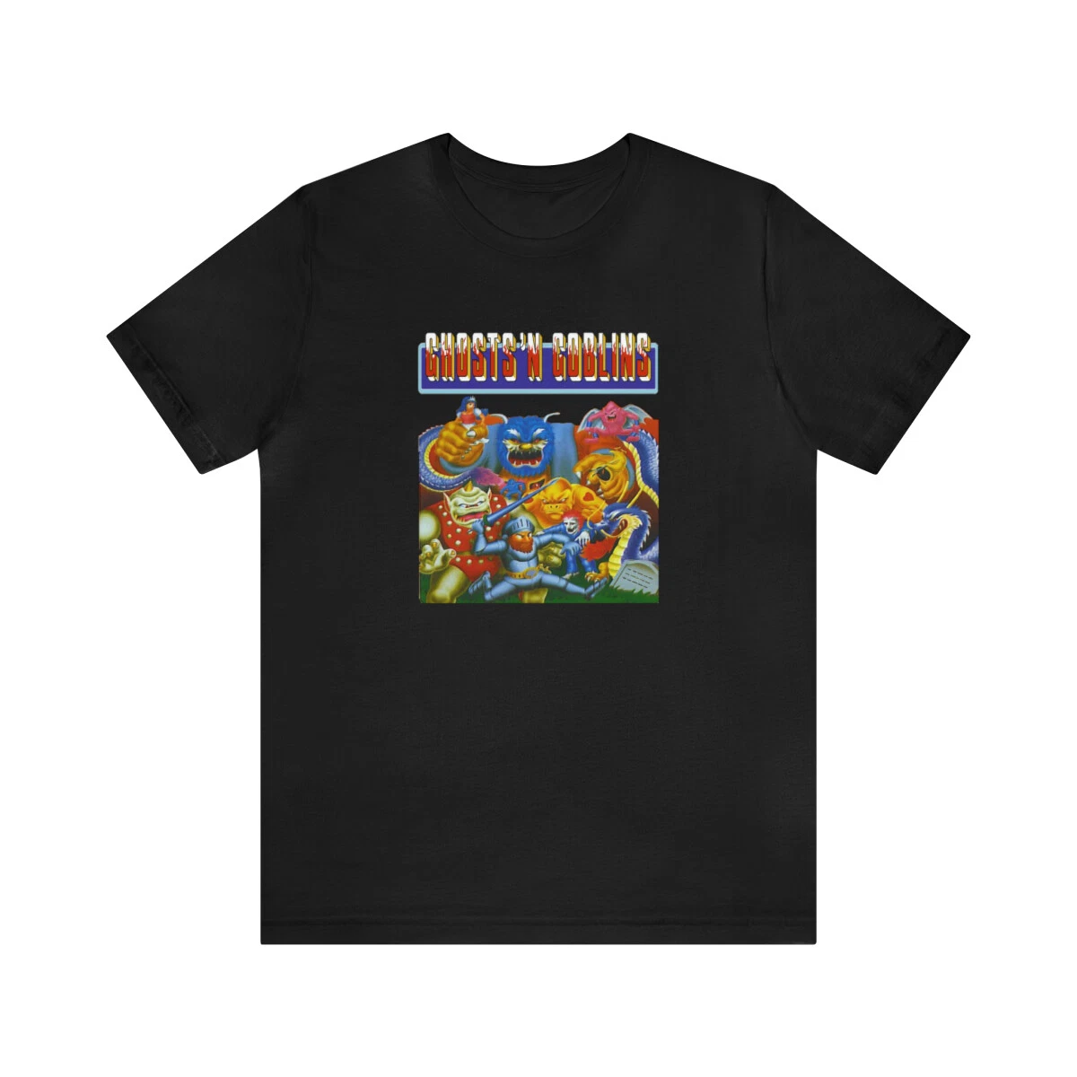 Ghosts 'N Goblins NES Retro Style Pixel Art Unisex Short Sleeve Tee T ...