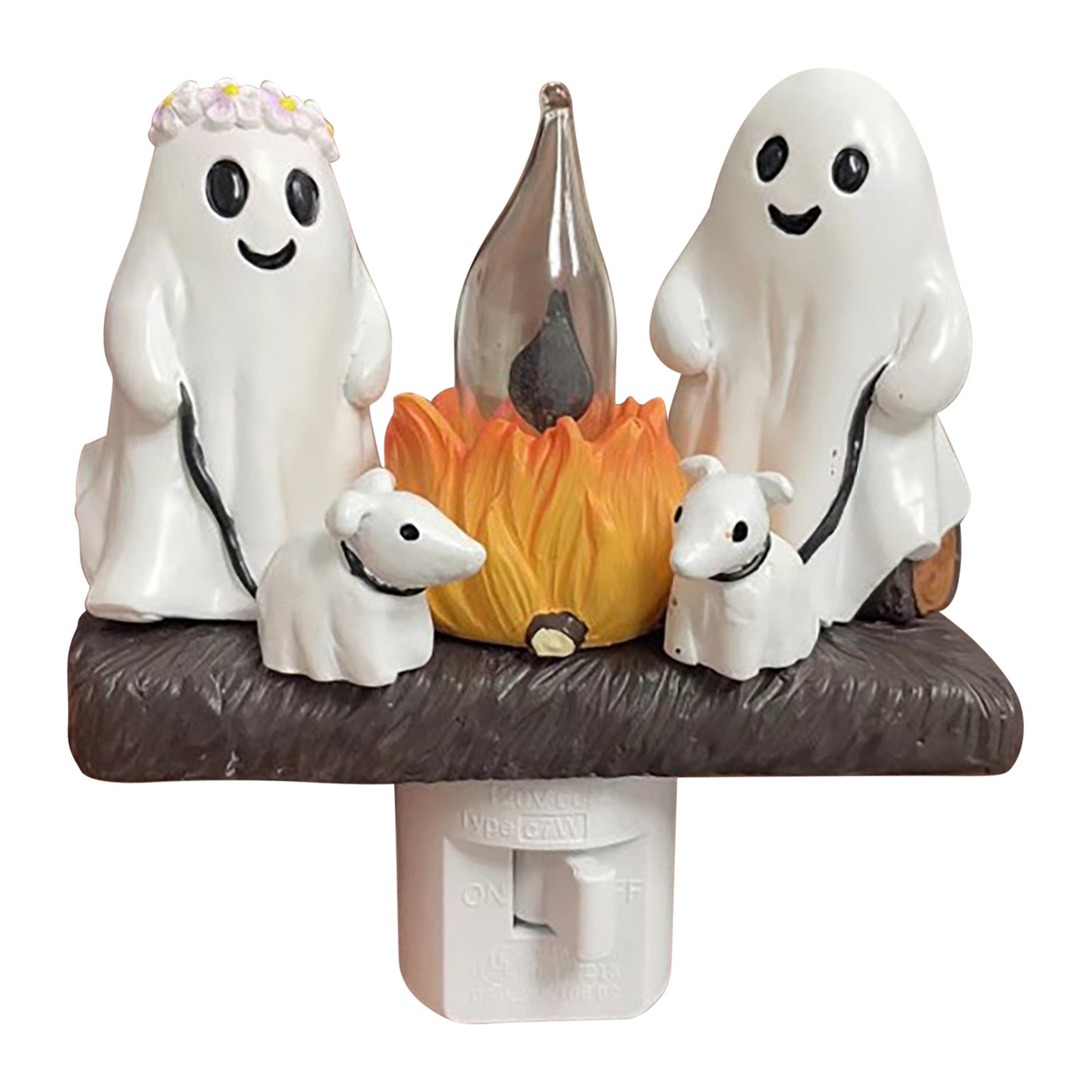 Ghosts Roasting Marshmallows Around a Campfire - 2025 Spooky Bonfire ...