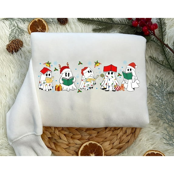 Ghosts Shirt, Ghosts T-Shirt, Santa Ghost Sweatshirt, Idea Winter ...