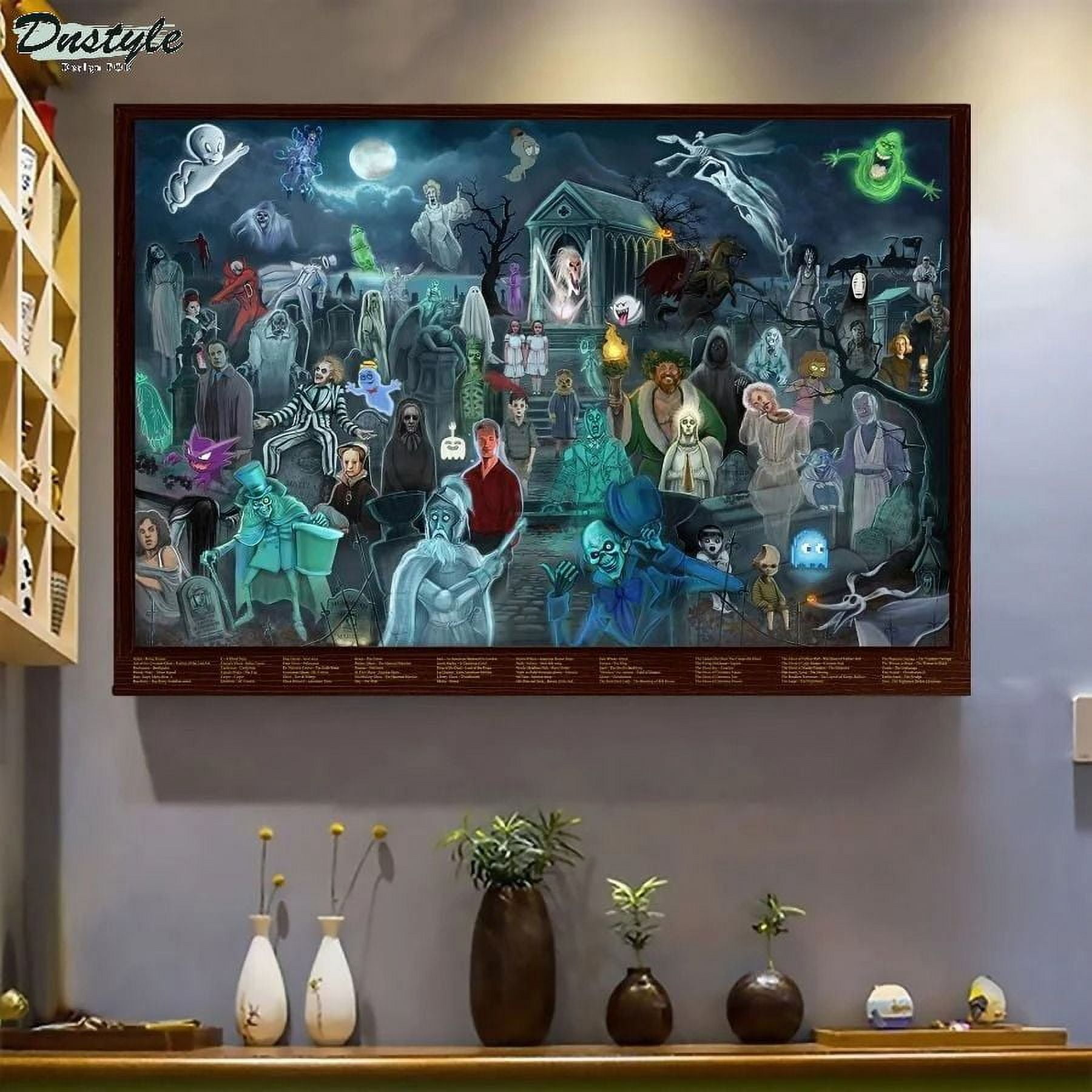 Ghosts in the Graveyard poster and canvas - Dnstyles 11 x 17 Inch ...