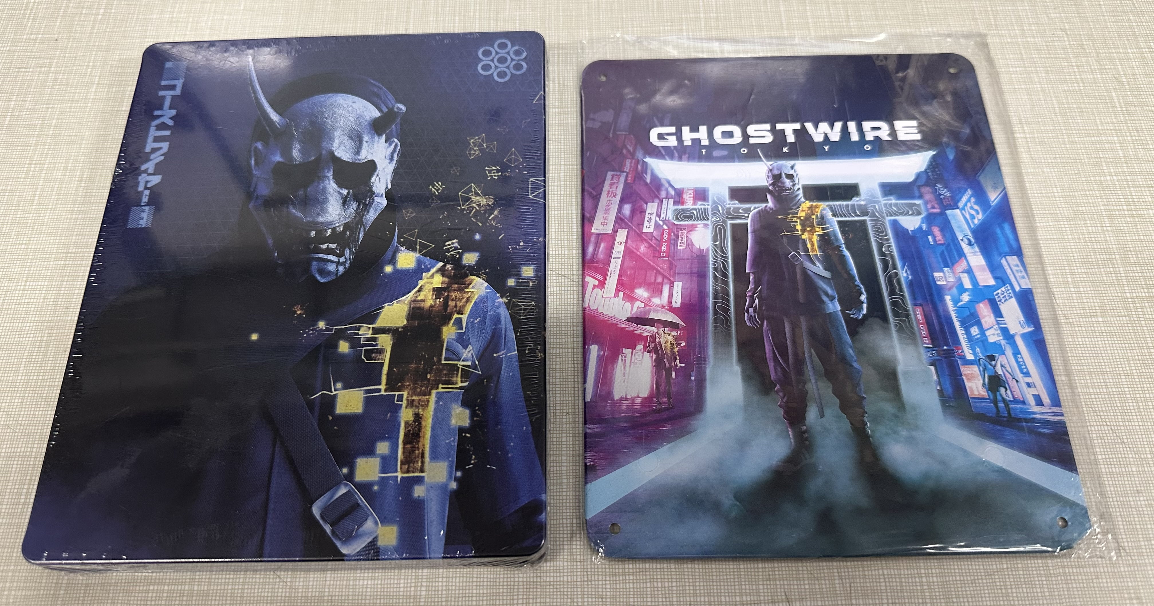 Ghostwire Tokyo Steelbook & Metal Poster NO GAME INCLUDED - Walmart.com