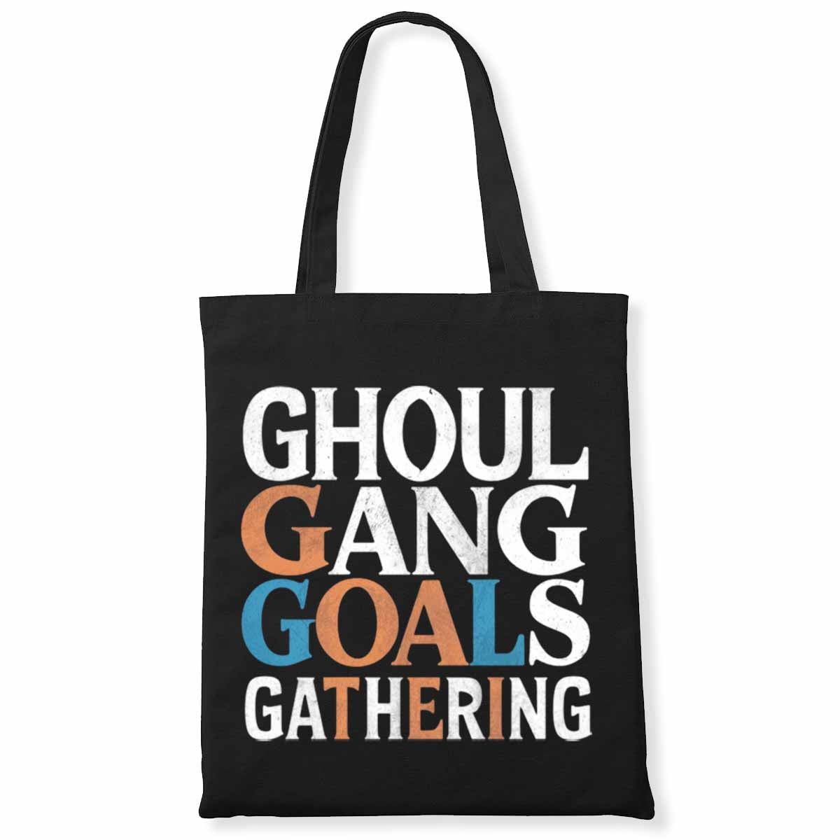 Ghoul Gang Goals Gathering Who Loves Halloween And Cupcakes Canvas Bag ...