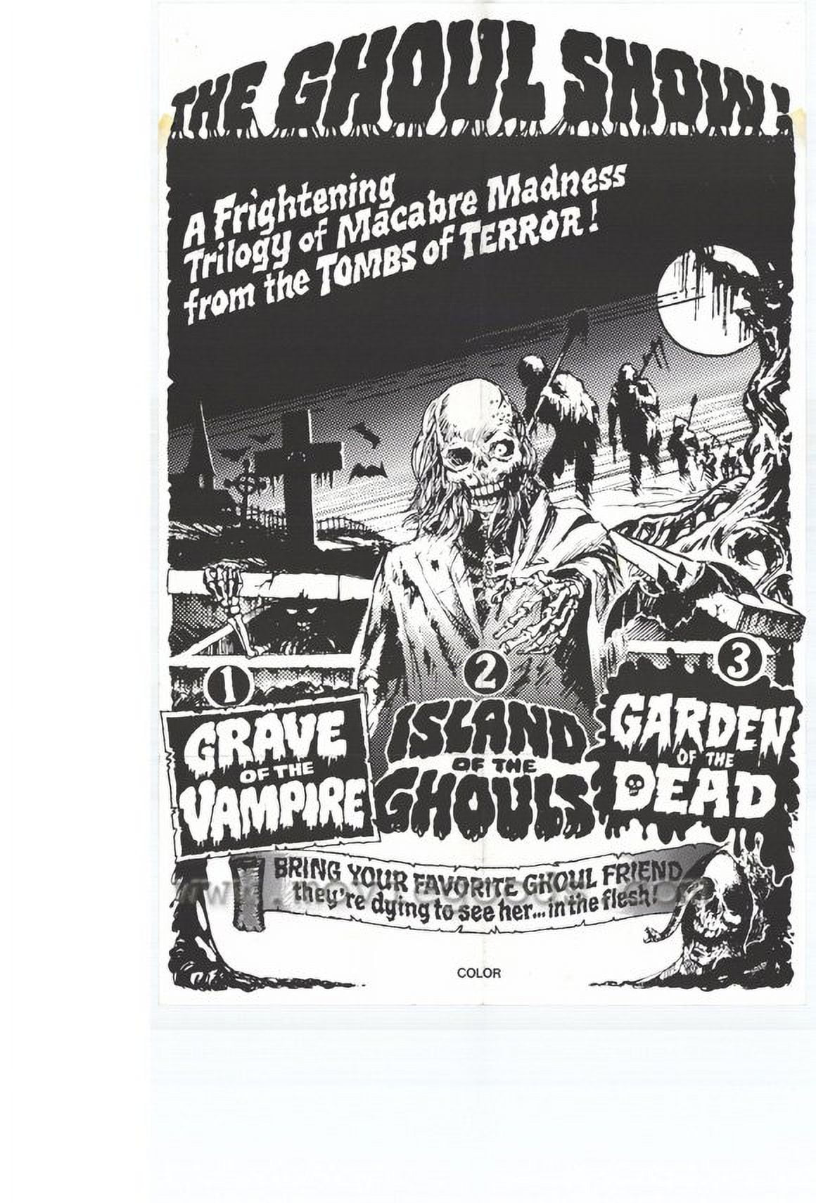 Ghoul Show (1974) 27x40 Movie Poster - Walmart.com