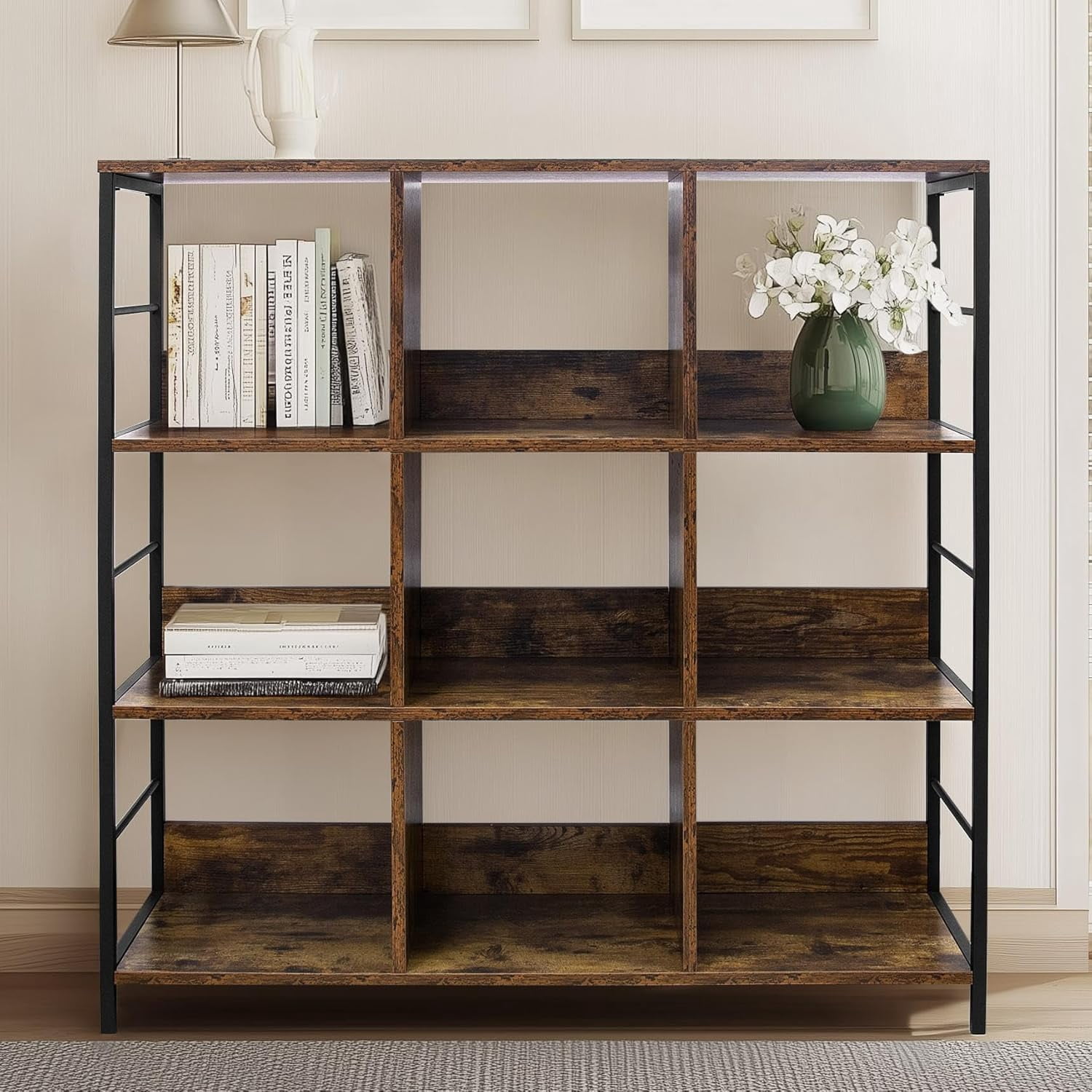 Ghouse 3 Tier Bookshelf Toy Organization and Storage Open Book Shelves ...