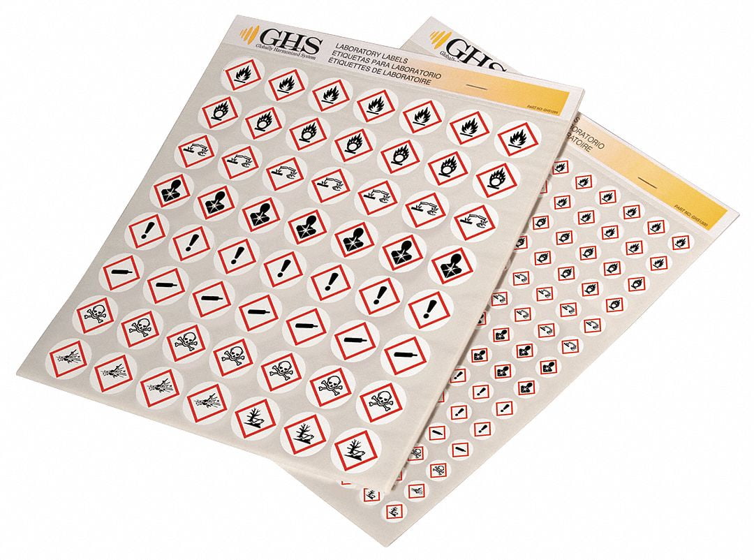 Ghs Safety Hazard Class Decal,Variety Pack GHS1299 - Walmart.com