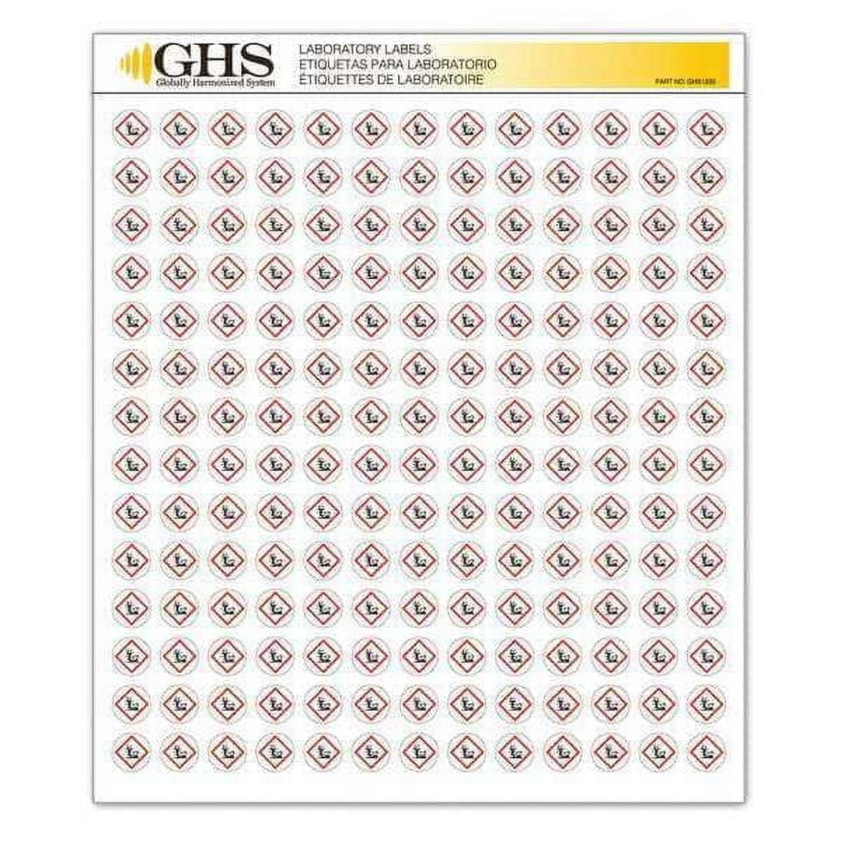 Ghs Safety Label,Skull and Crossbones,Gloss,PK1820 GHS1232 - Walmart.com