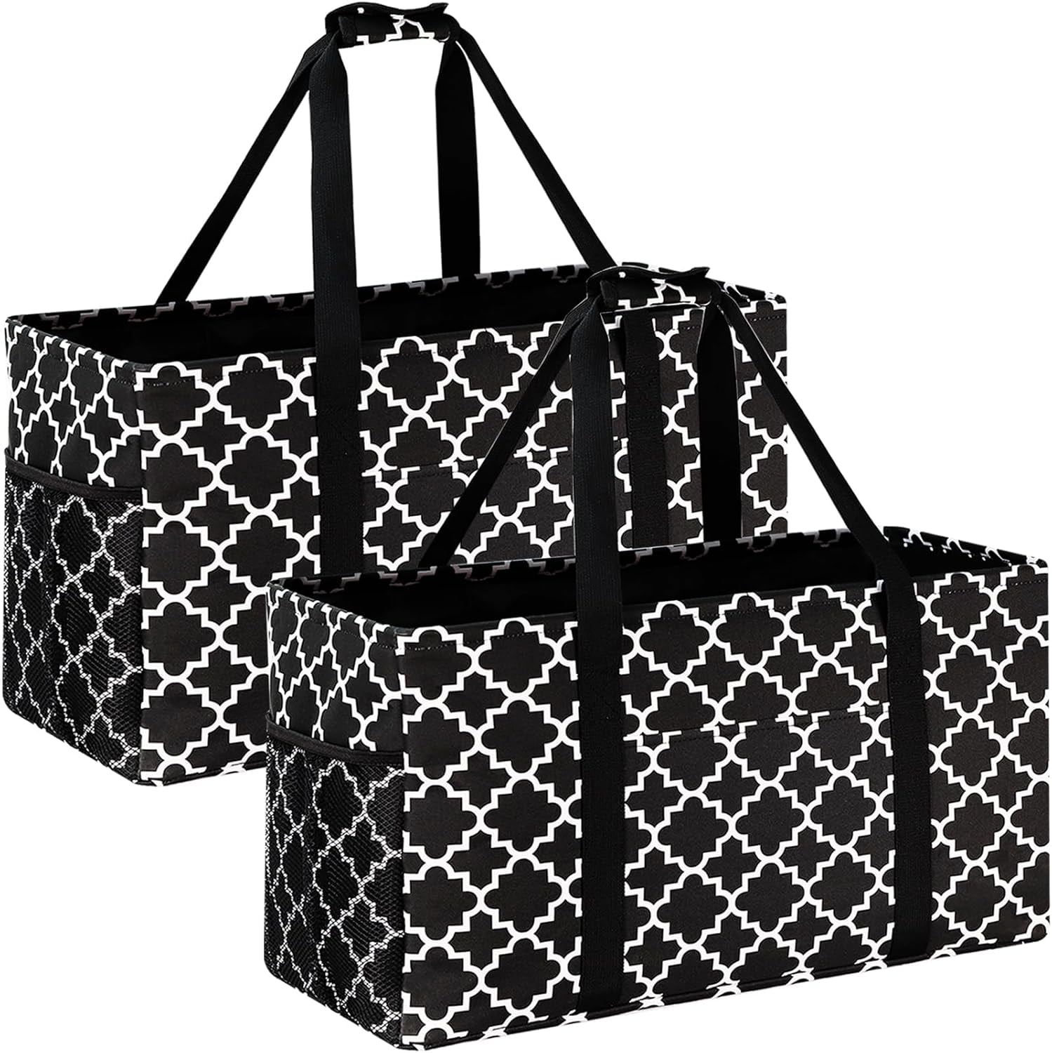GhvyenntteS Extra Large Utility Tote Bag 2 Pack - Stand Up Utility Tote ...