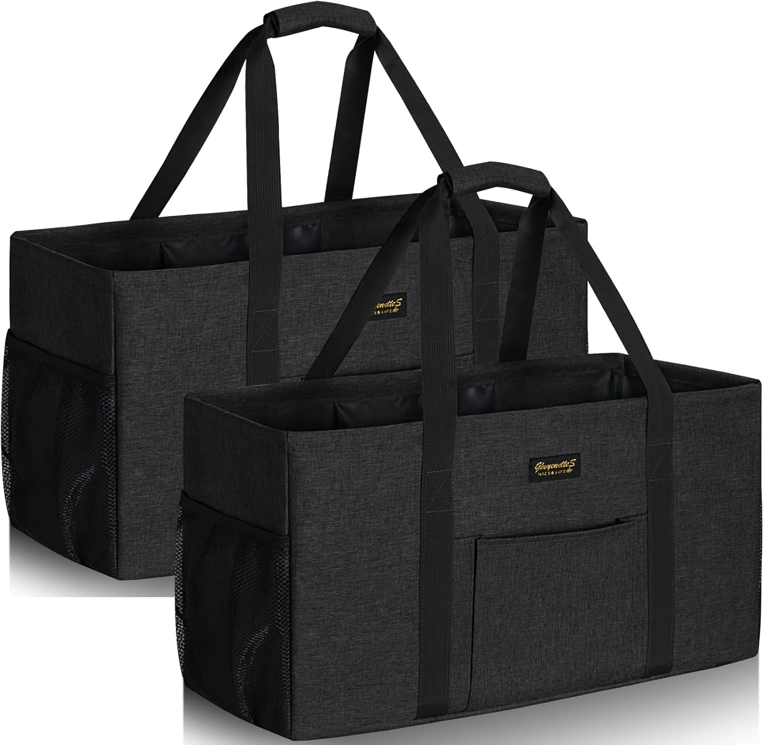 GhvyenntteS Extra Large Utility Tote Bag 2 Pack - Stand Up Utility Tote ...