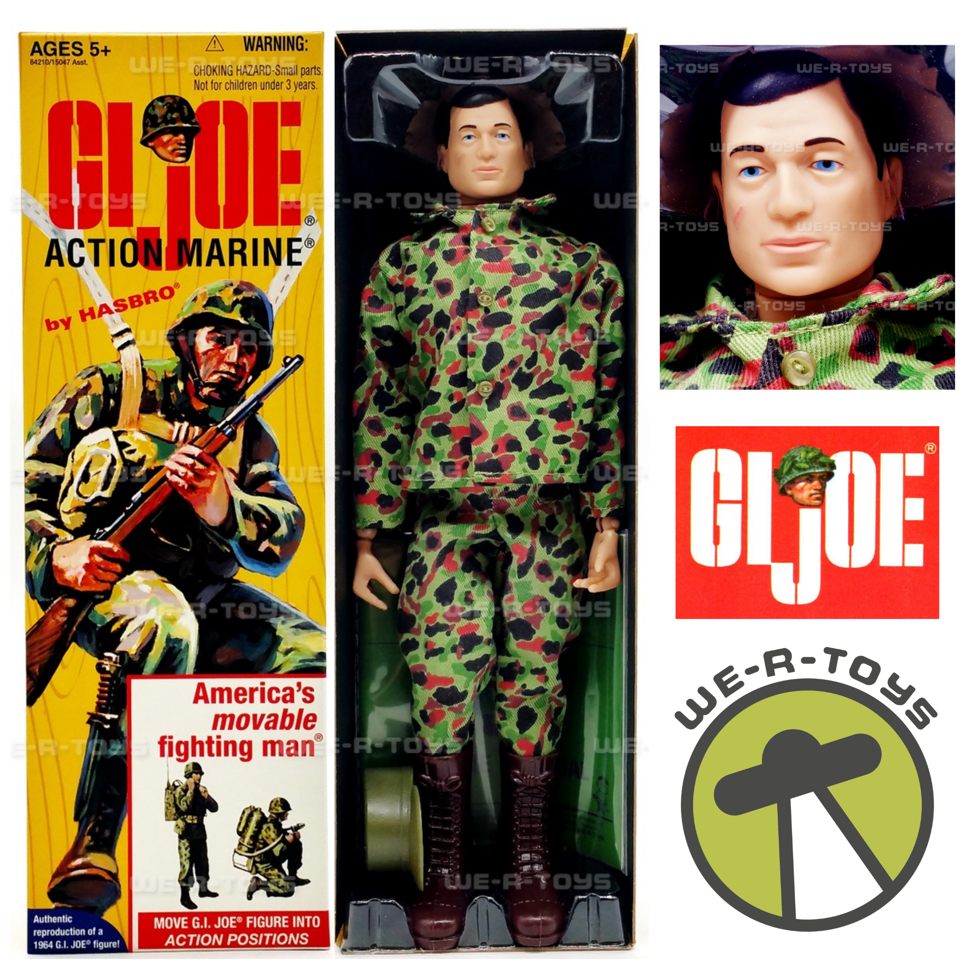 Gi Joe - Hasbro Gij 12in Original Action Marine - Walmart.com