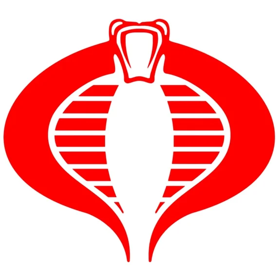 Gi Joe Sticker Cobra Logo Phone Decal Water Bottle Stickers Car Decals ...