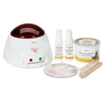 GiGi Brazilian Waxing Kit for Women with Hair Removal Wax, Wax Warmer ...