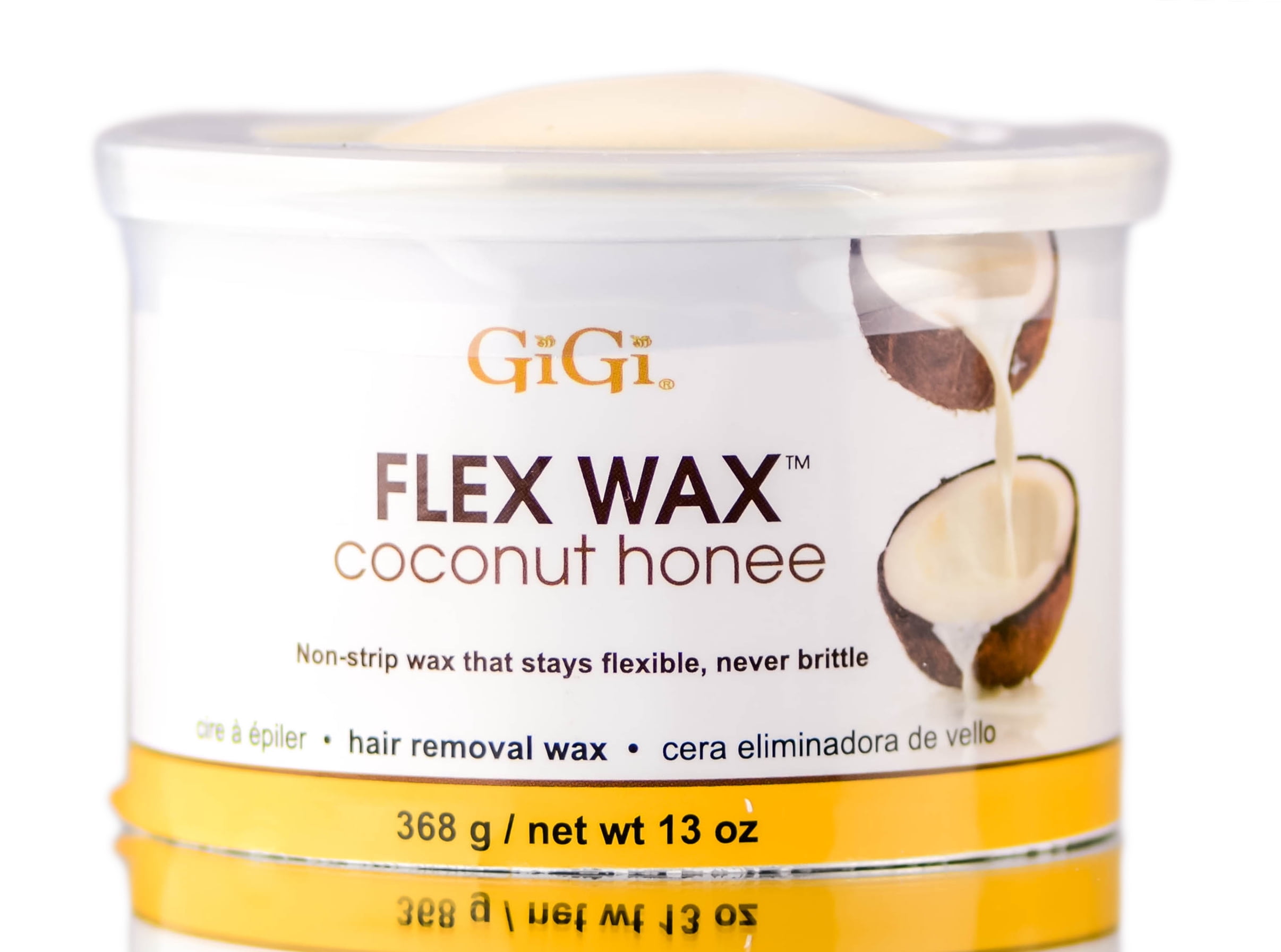 GiGi Coconut Honee Flex Wax, Hair Removal Honey Remover for Face and ...