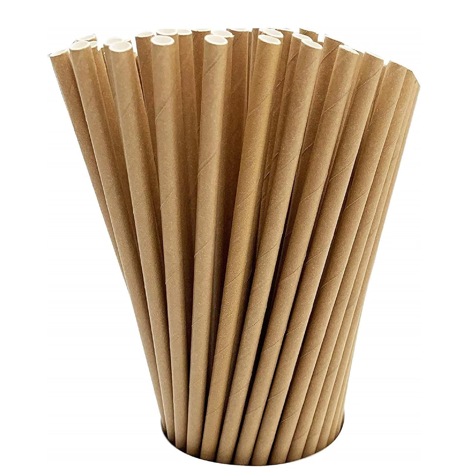 GiLiling 100Pcs Biodegradable Extra-Wide Drinking Paper (19cm), Eco ...