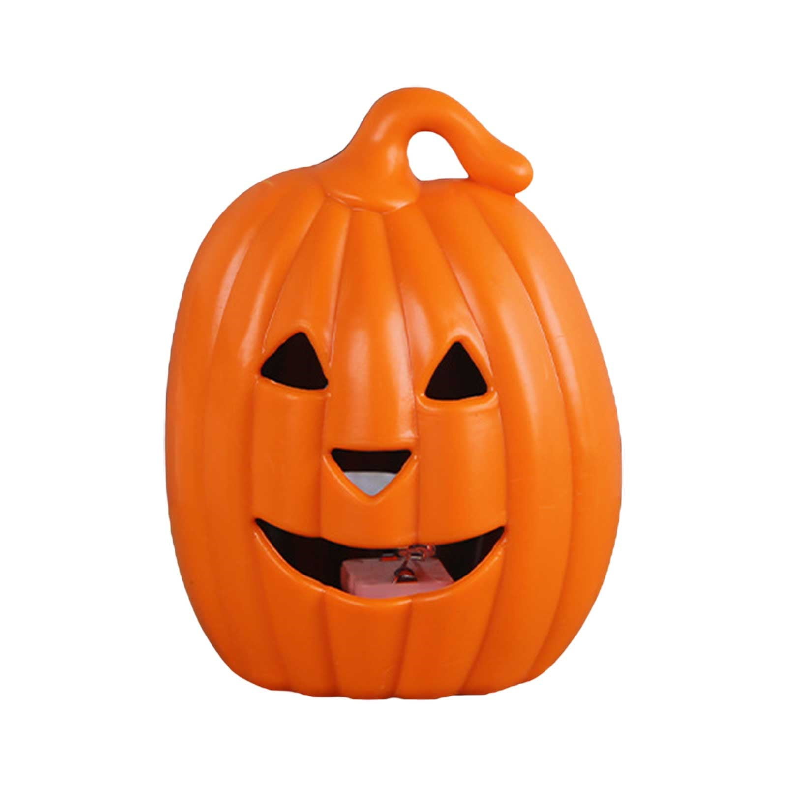 GiLiling 1Pack Plastic L-antern Pumpkins Halloween Light-up Pumpkin ...