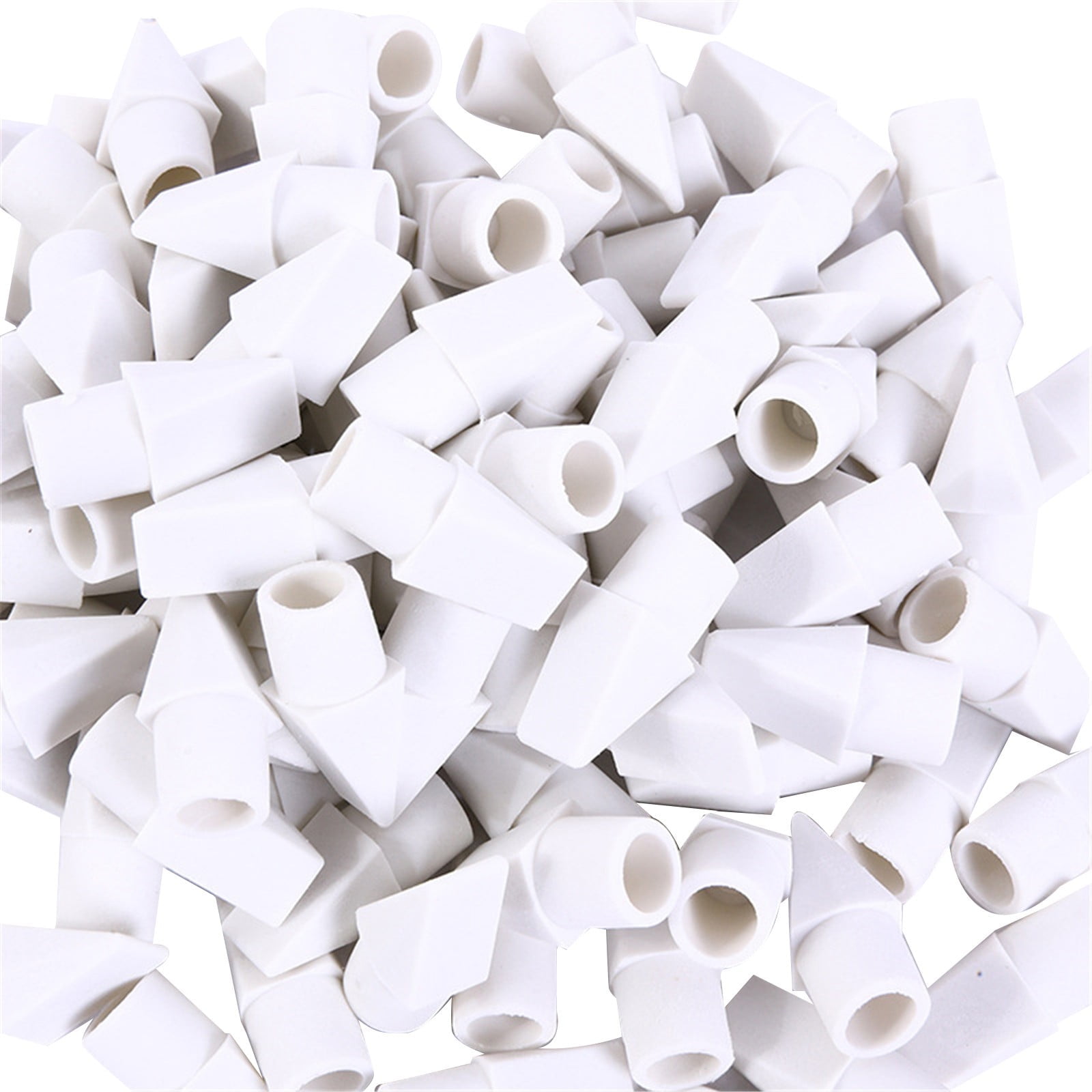 GiLiling 20Pack White Pencil Top Erasers Cap Erasers Toppers Small ...