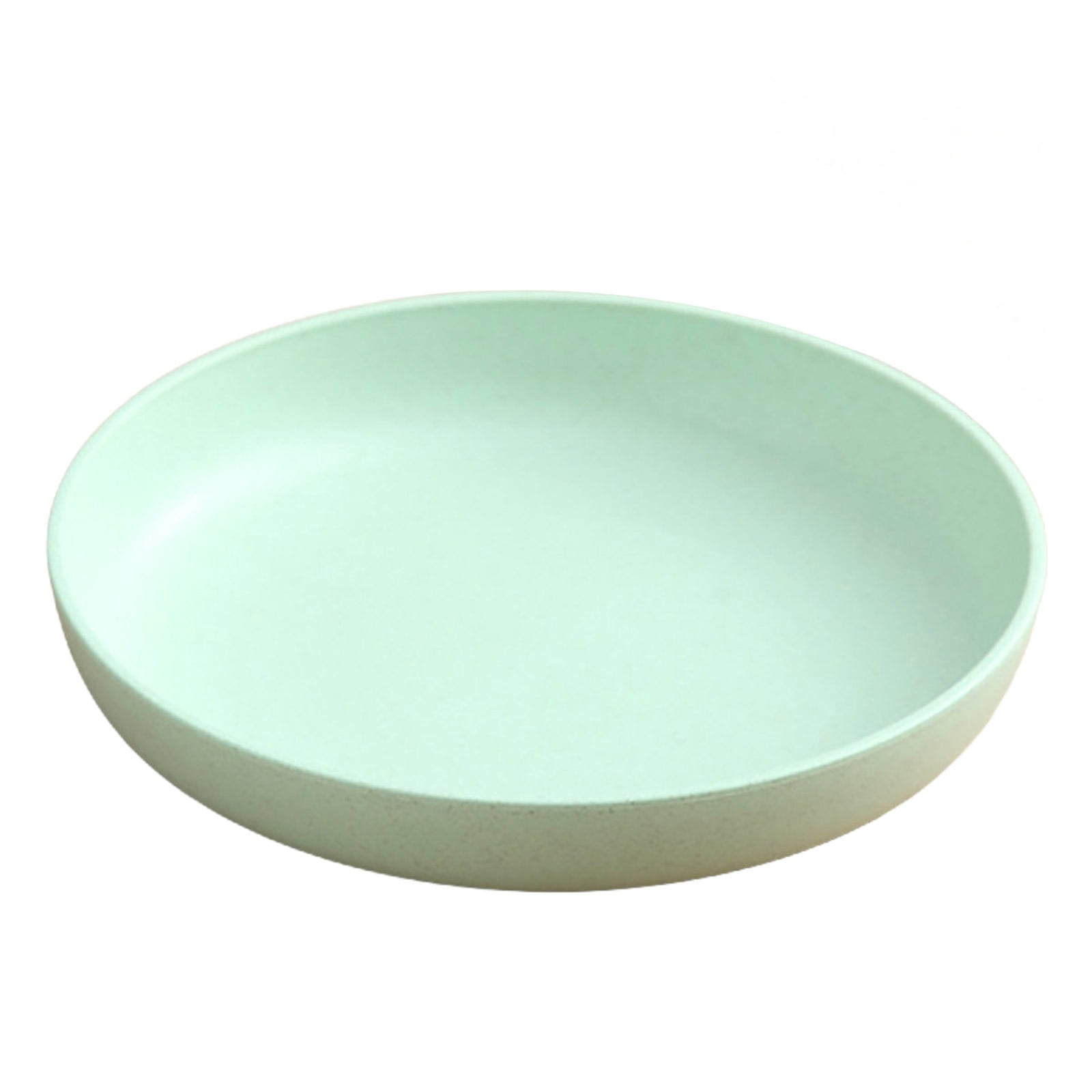 GiLiling 20cm Deep Wheat Ceramic Family-Size Serving Plate, Large ...