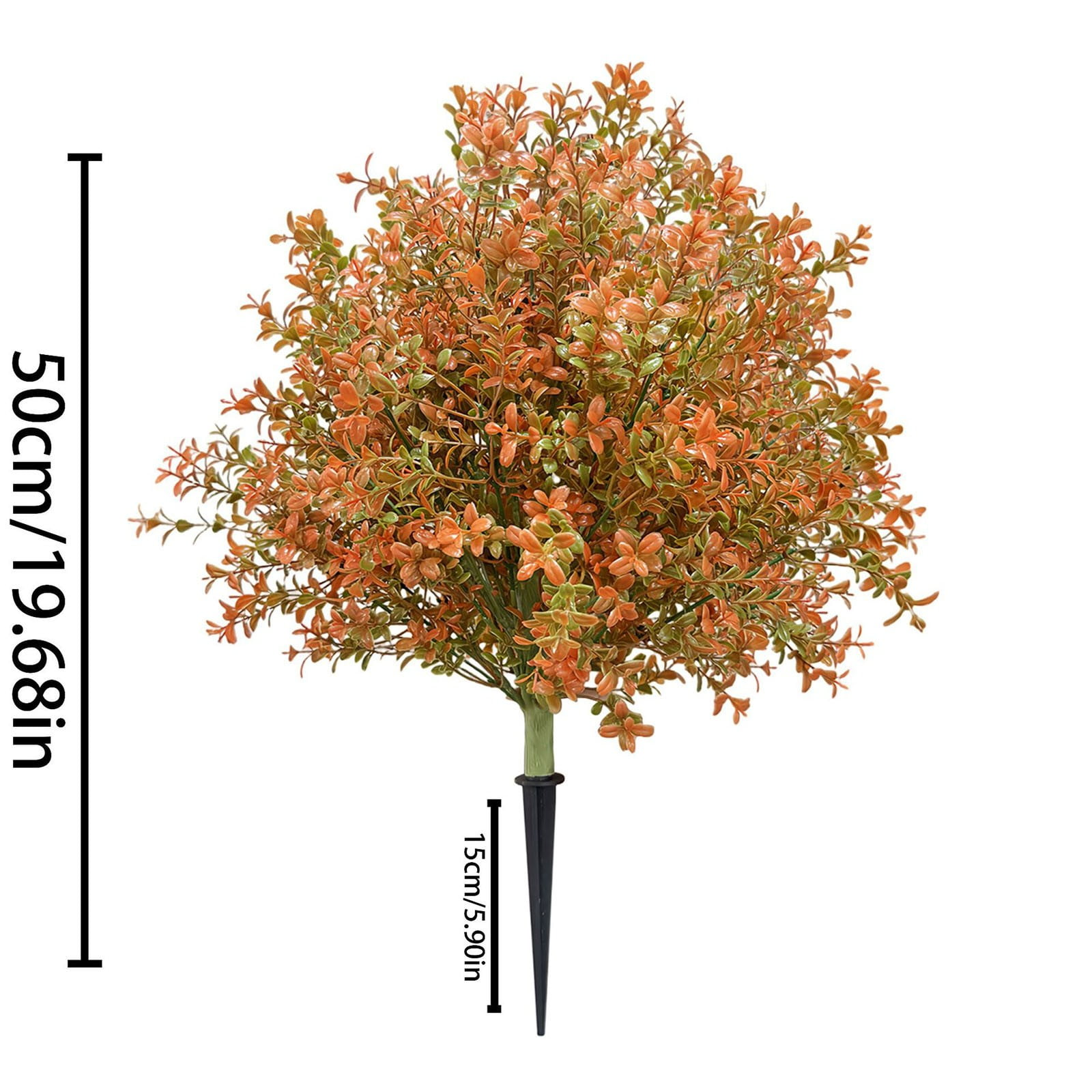 GiLiling Artificial Topiary Tree with Ground Base Planter | Fall-Themed ...