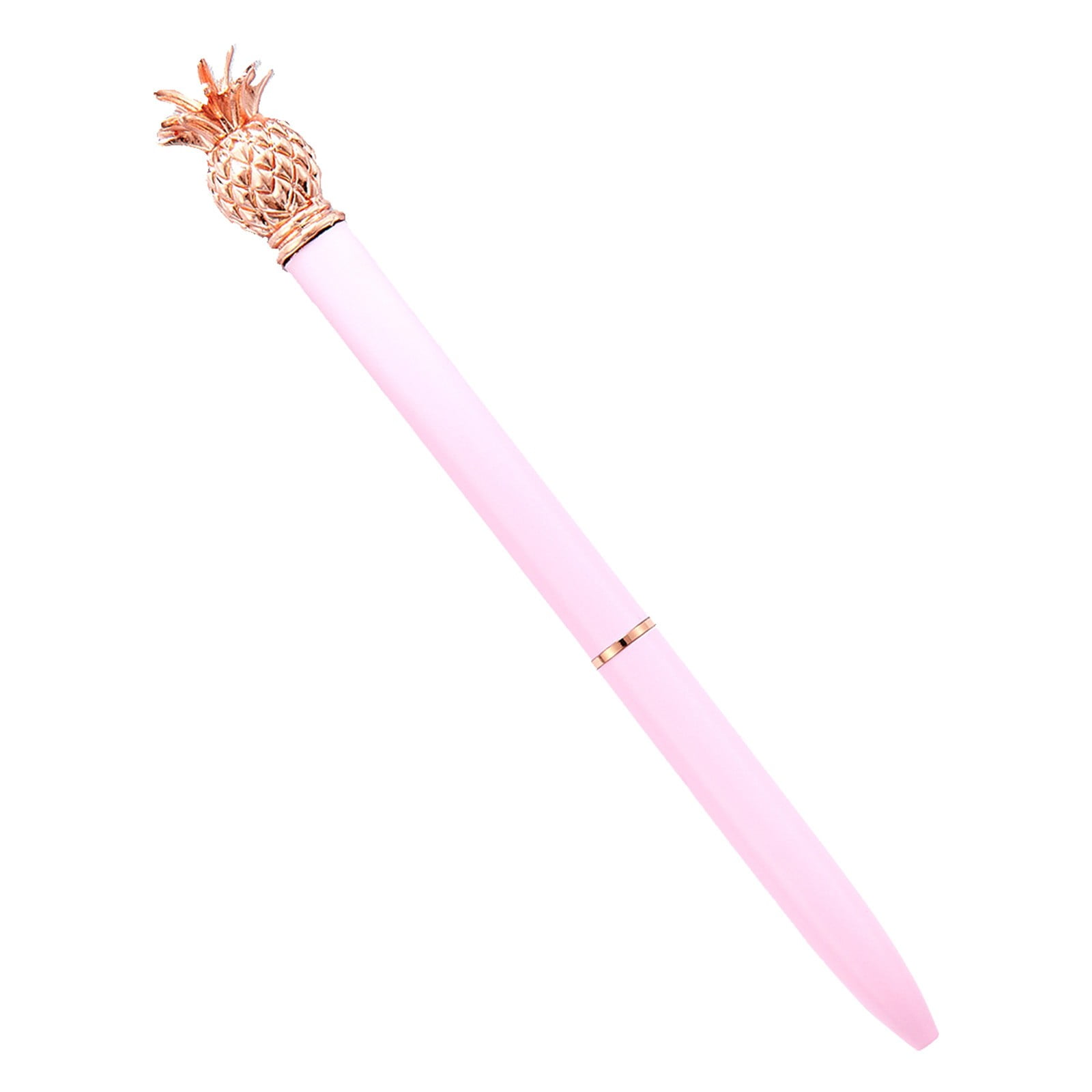 GiLiling Ballpoint Pens Rose Gold Pineapple Design 1.0 Mm Point Ink ...
