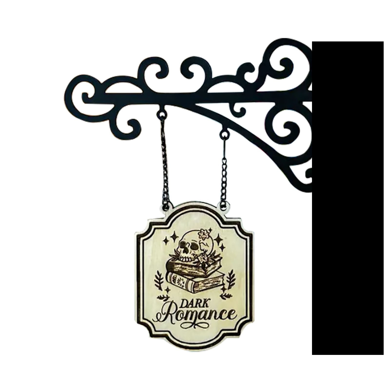 GiLiling Book Nook Tavern Signs-Genre Shelf Labels with Hanging ...