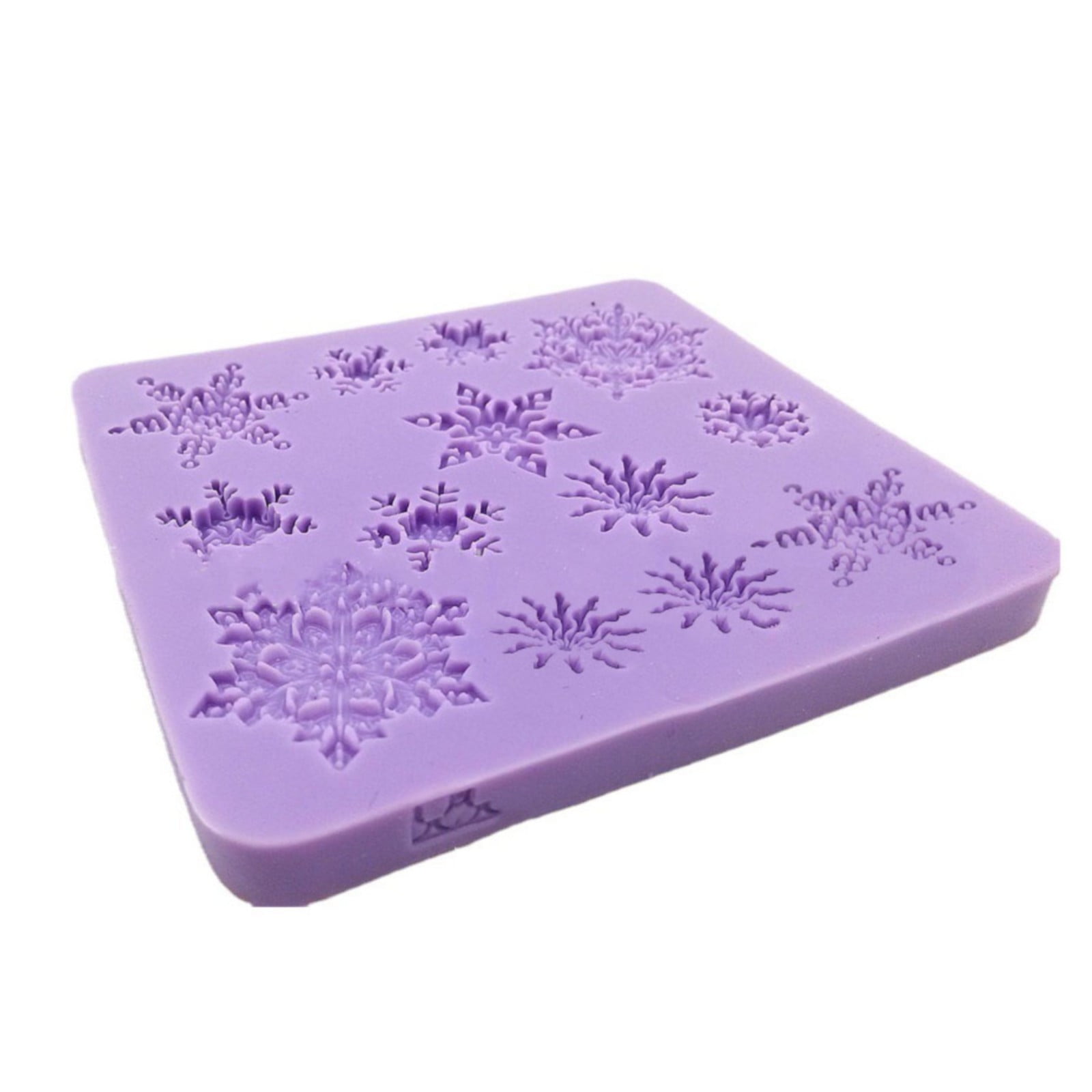 GiLiling Christmas Snowflake Cake Silicone Fondant 3D Snowflake Winter ...