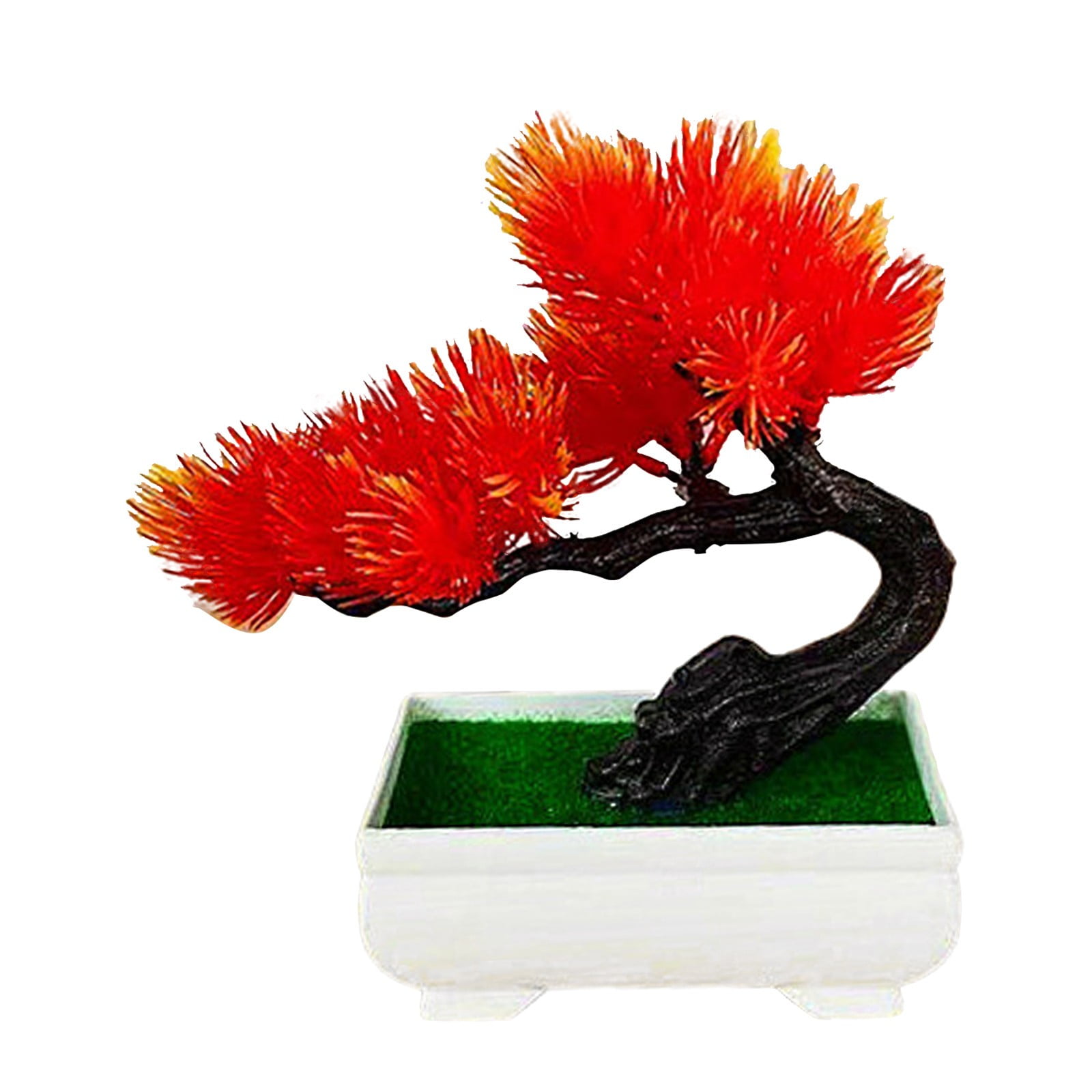 GiLiling Creative Artificial Bonsai Tree In Pot Potted Plants - Plastic House Plants Desktop ...