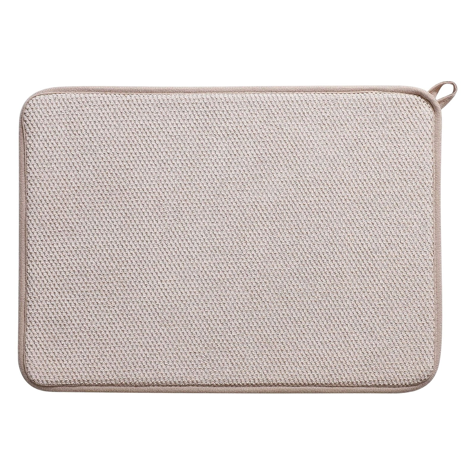 GiLiling Dish Drying Mat 20x15 inch, Absorbent Microfiber Dishes ...