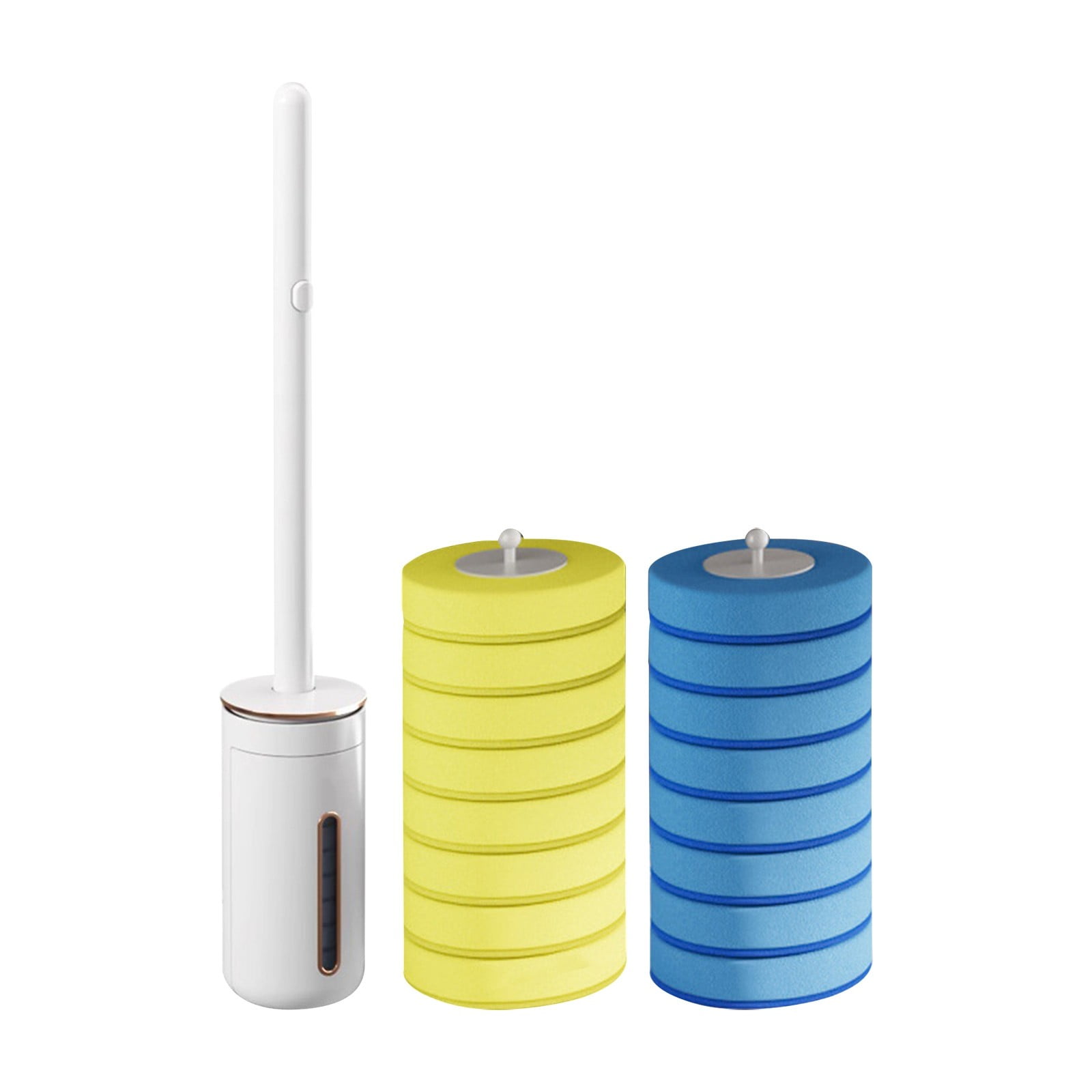 GiLiling Disposable Toilet Bowl Brush Kit – Hygienic Scrubbing Wand ...