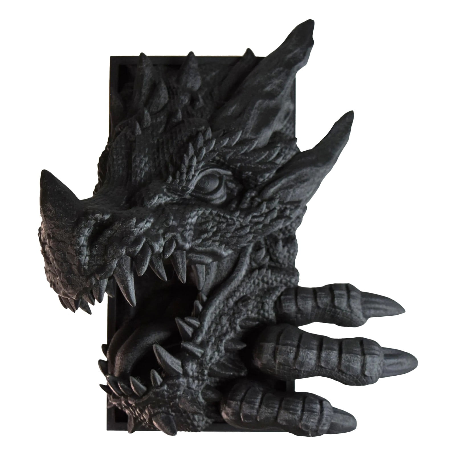 GiLiling Dragon Shape Bookshelf Decor Professional Figurative Display Equipment Dragon Head ...