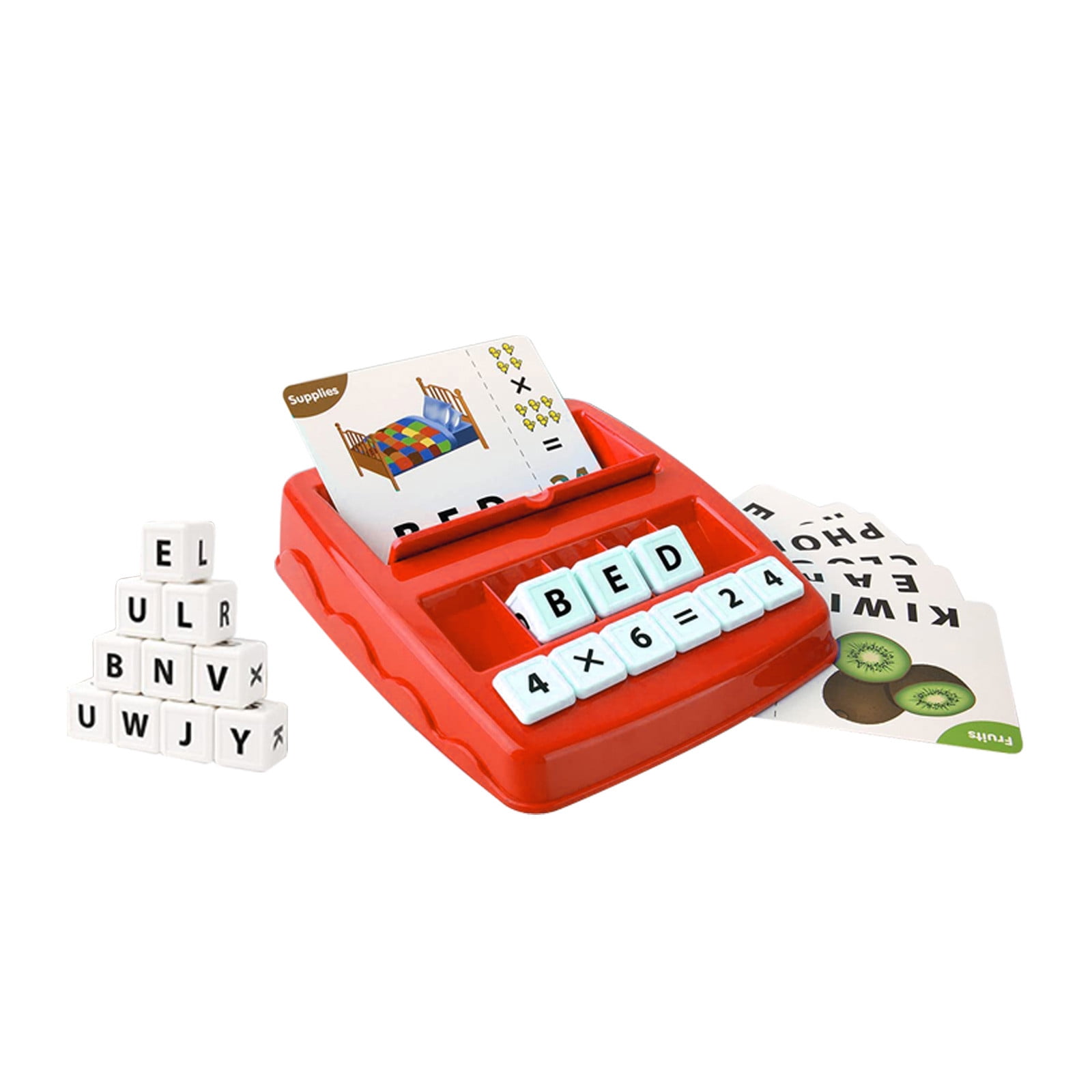 GiLiling Educational 2-in-1 Spelling Learning Cards Phonetic Language ...