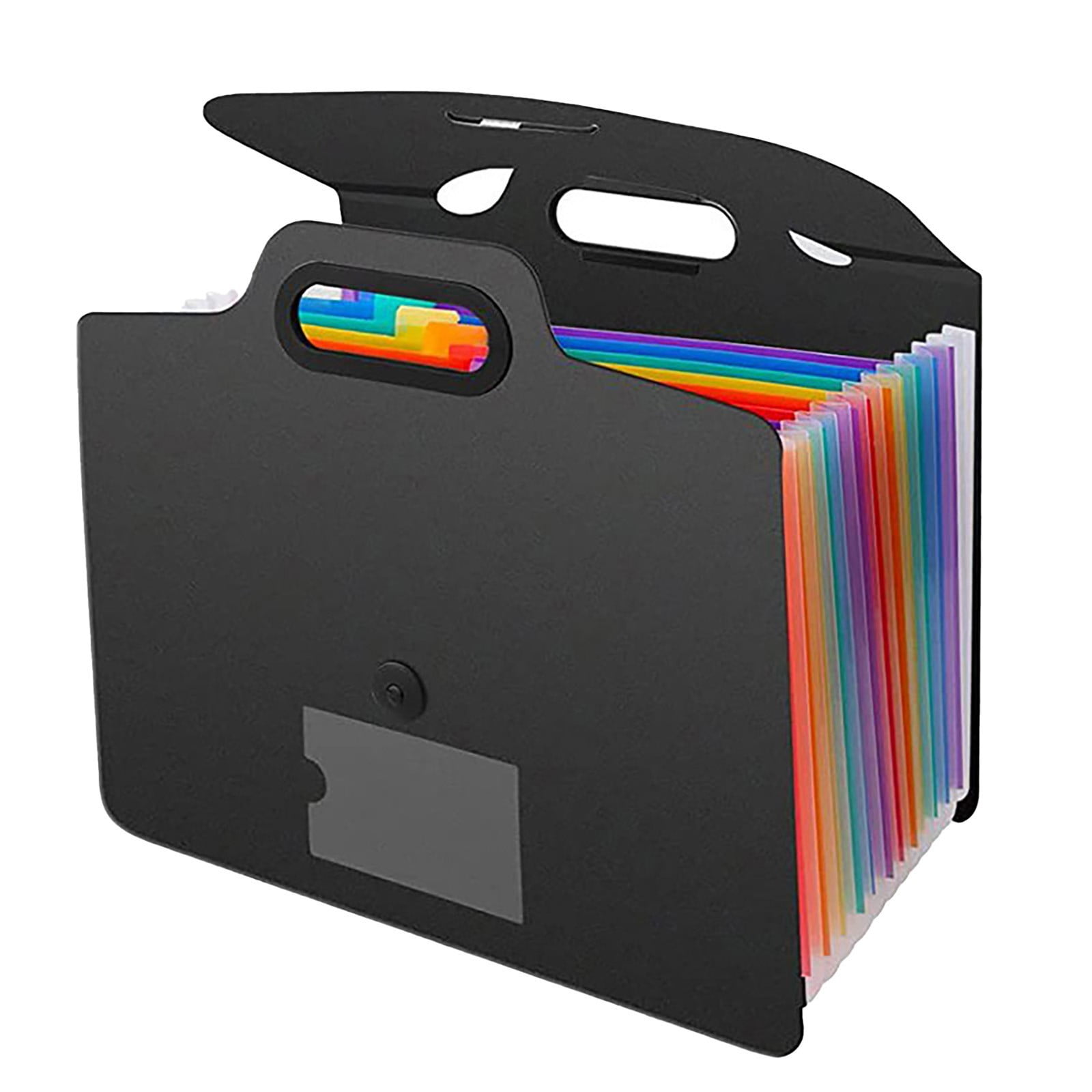 GiLiling Expanding File Folder 13 Pockets Handle Included A4 Letter ...