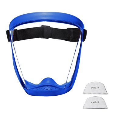 2Pack Face Shield, Safety Visor for Work, Full Protection, Anti-Fog ...