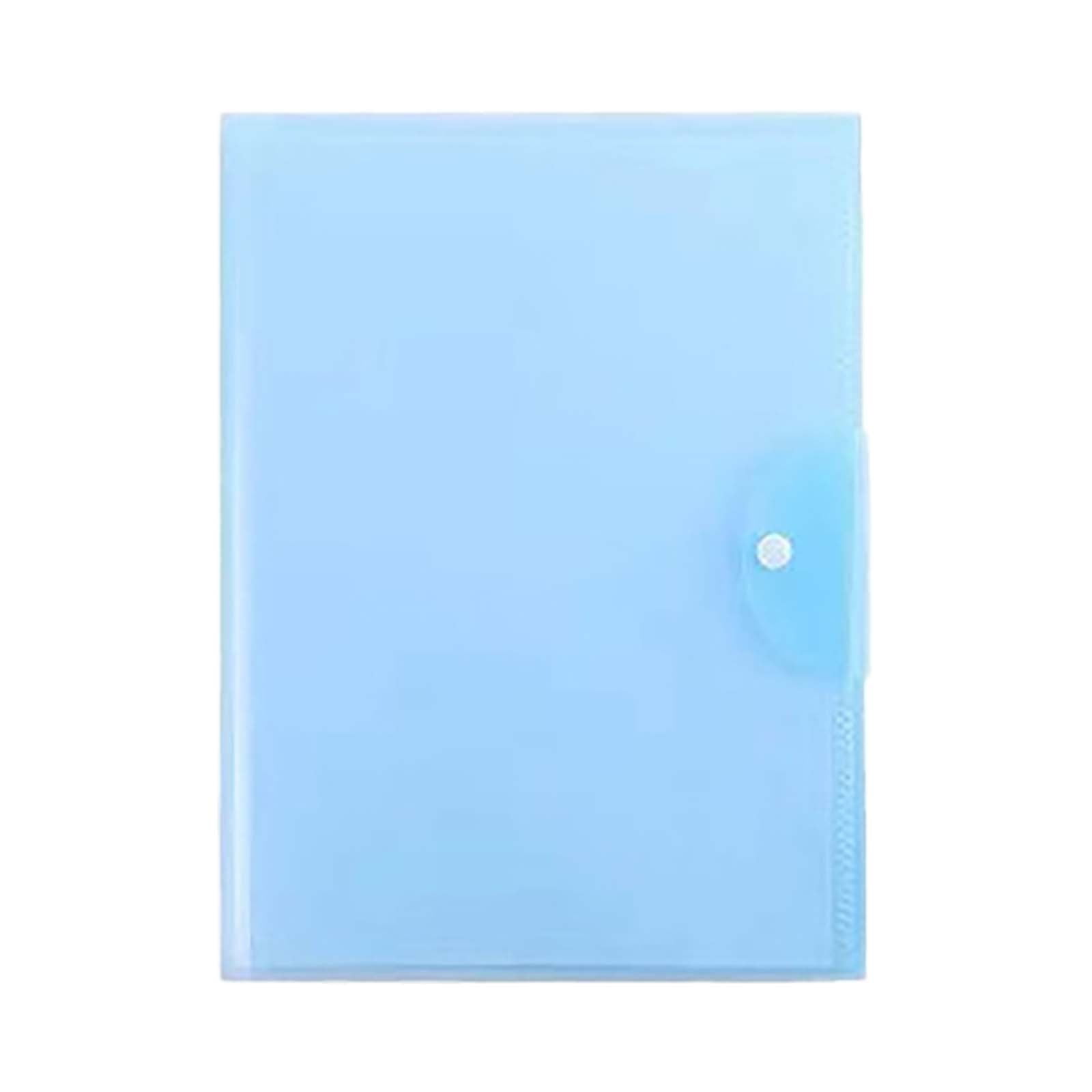 GiLiling File Folders Plastic Envelopes Labeled Pocket Storage Solution ...